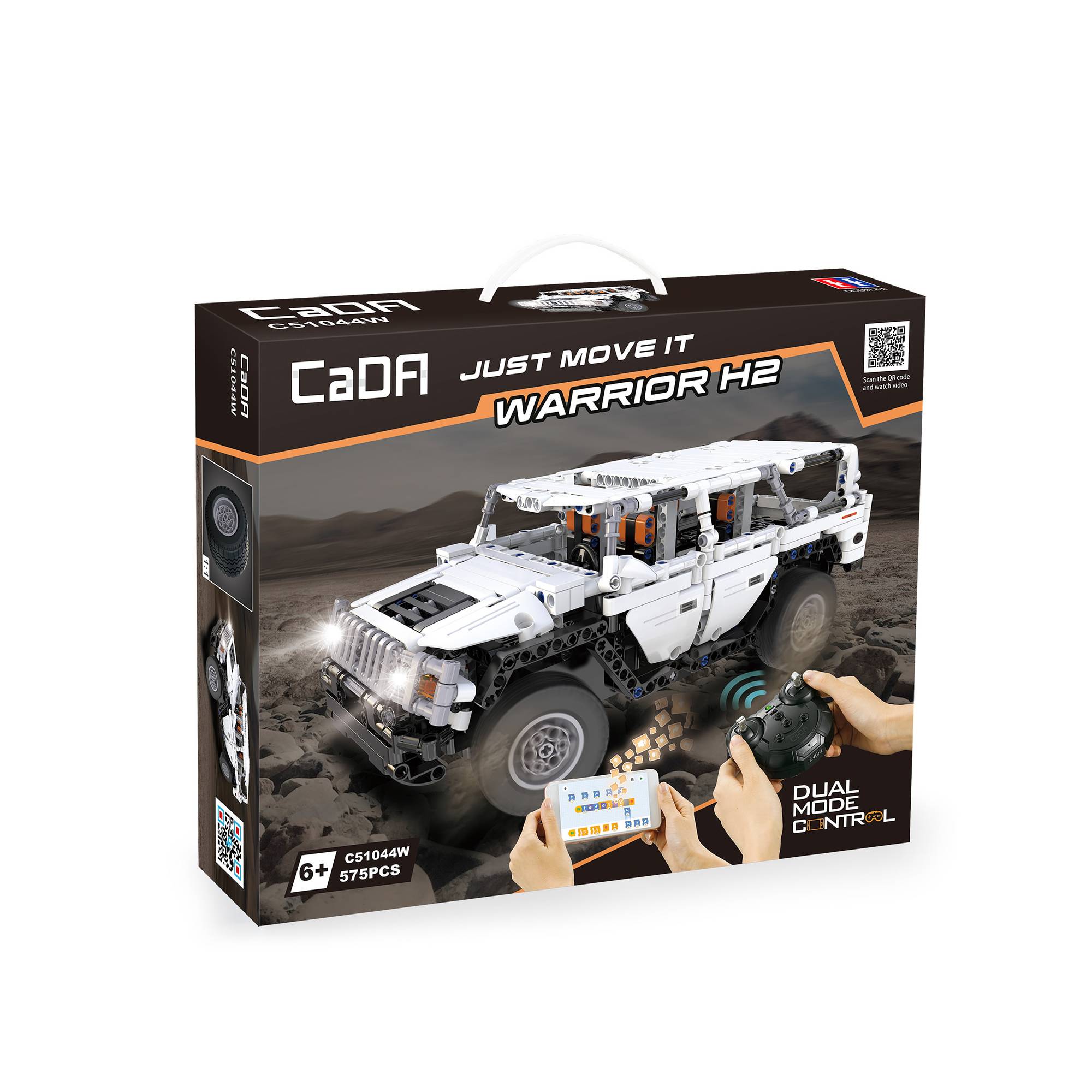 CaDA RC Warrior H2 Off-Roader 575 Pieces | Hobbycraft