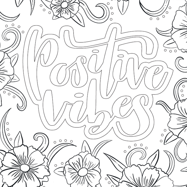 Two Positive FREE Colouring Downloads | Hobbycraft