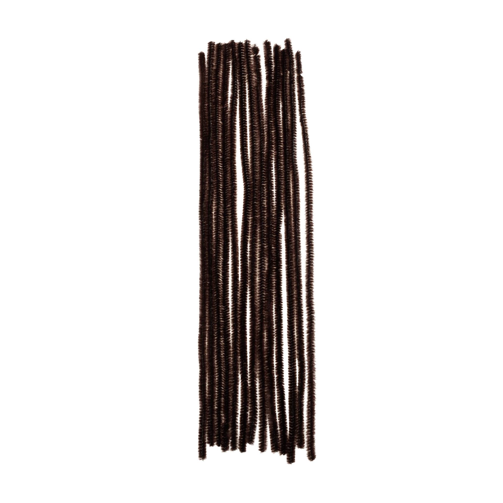 Dark Brown Pipe Cleaners 12 Pack | Hobbycraft