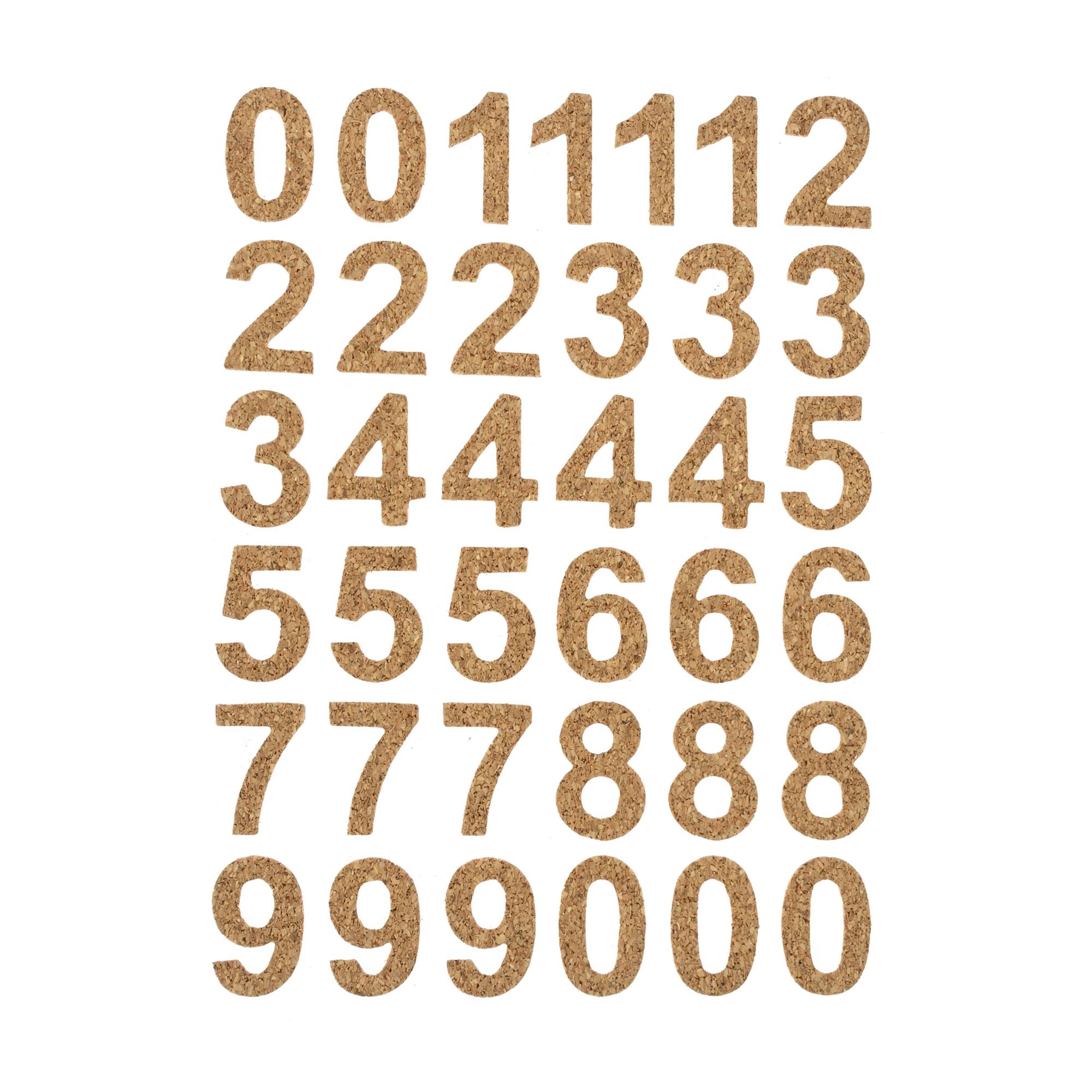 Number Cork Toppers 37 Pack | Hobbycraft