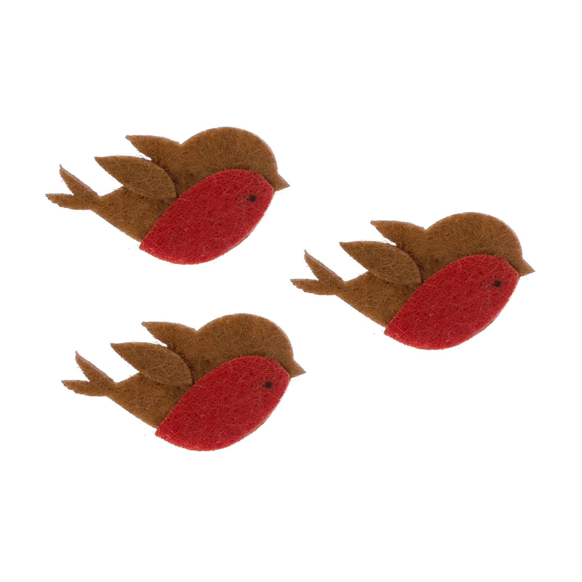 Robin Felt Embellishments 3 Pack | Hobbycraft