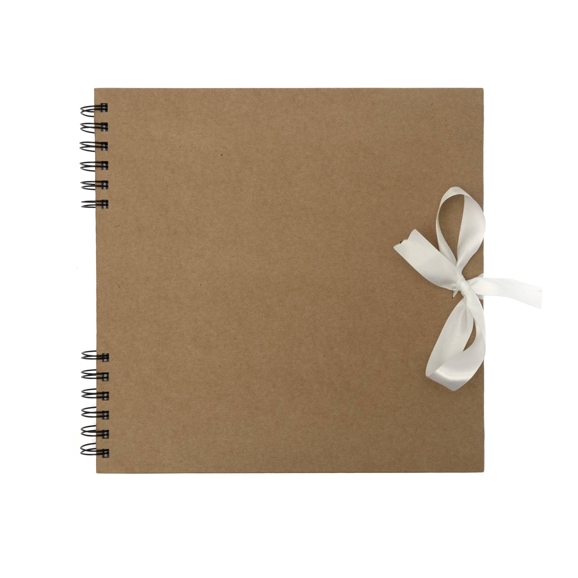 Spiral Bound Kraft Scrapbook 10 x 10 Inches | Hobbycraft