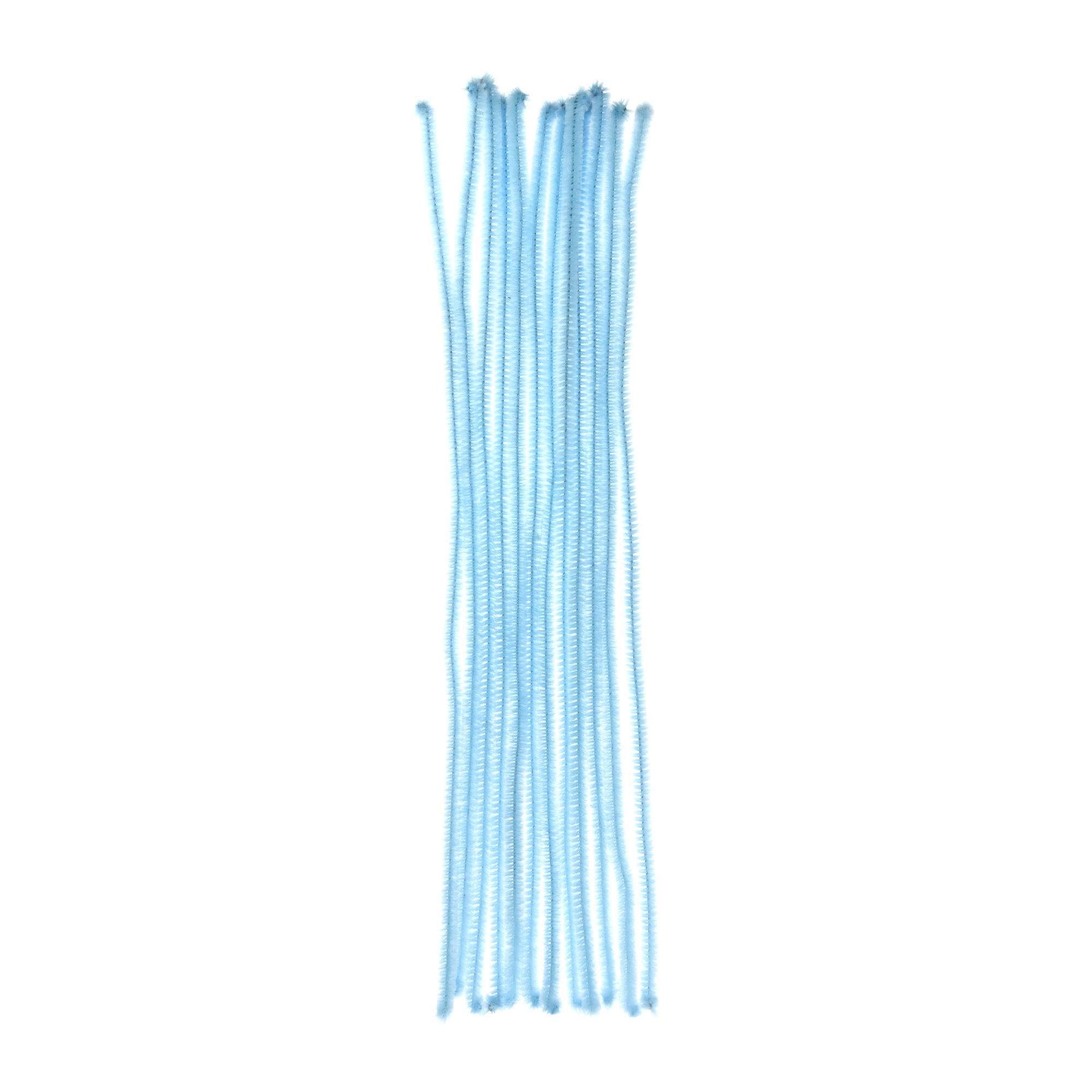 Light Blue Pipe Cleaners 12 Pack | Hobbycraft
