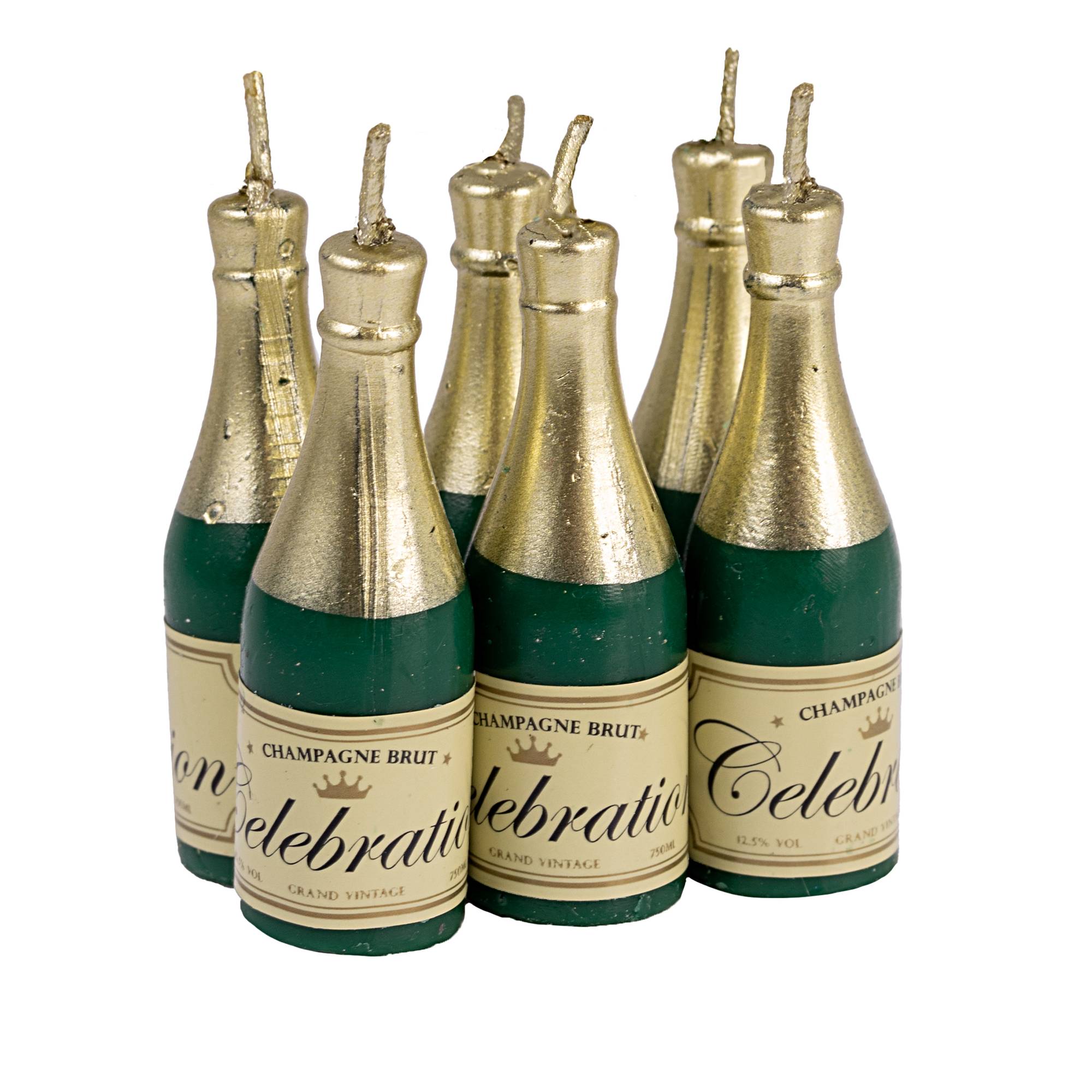 Culpitt Champagne Novelty Candles 6 Pack | Hobbycraft
