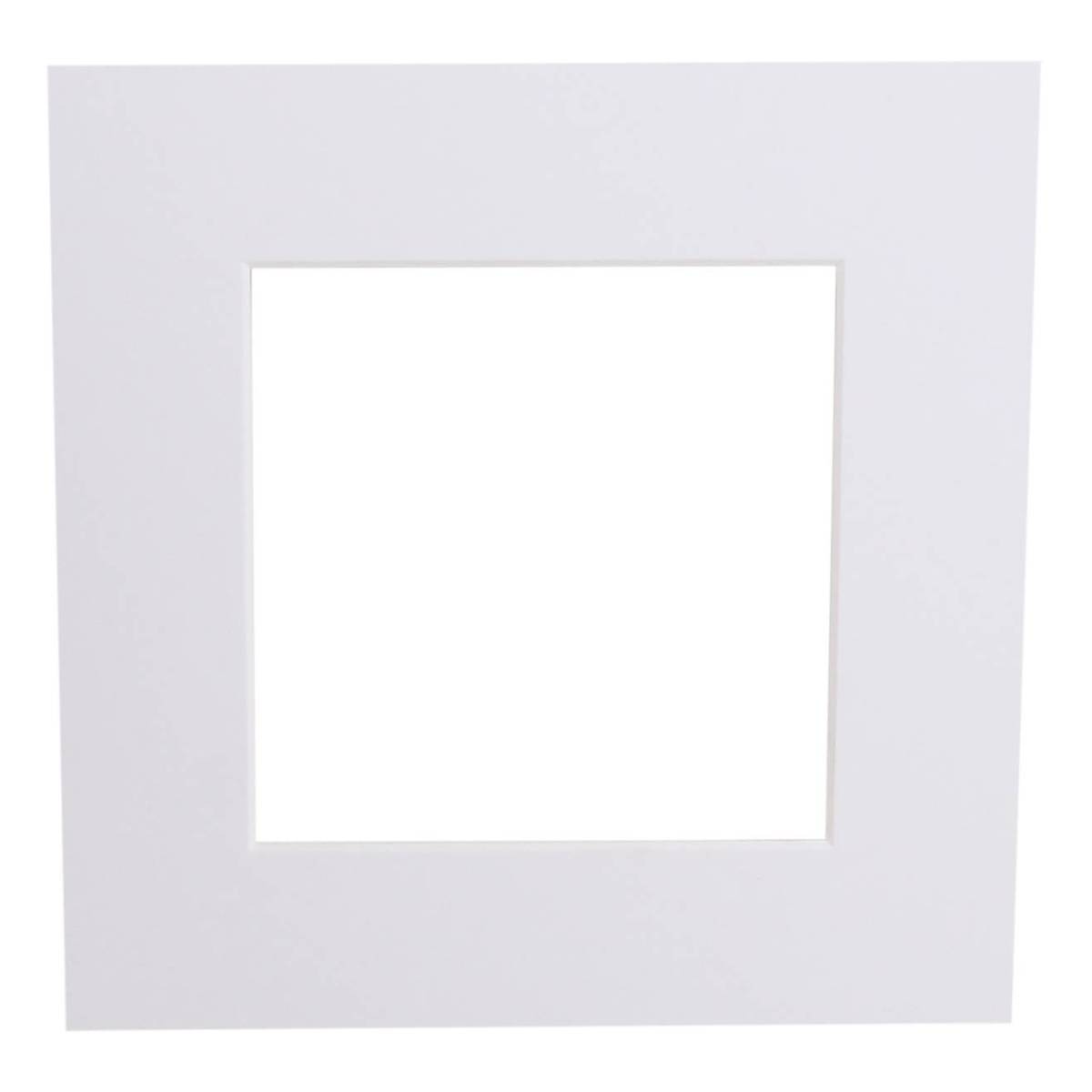 Iced White Single Aperture Mount 8 x 8 Inches | Hobbycraft
