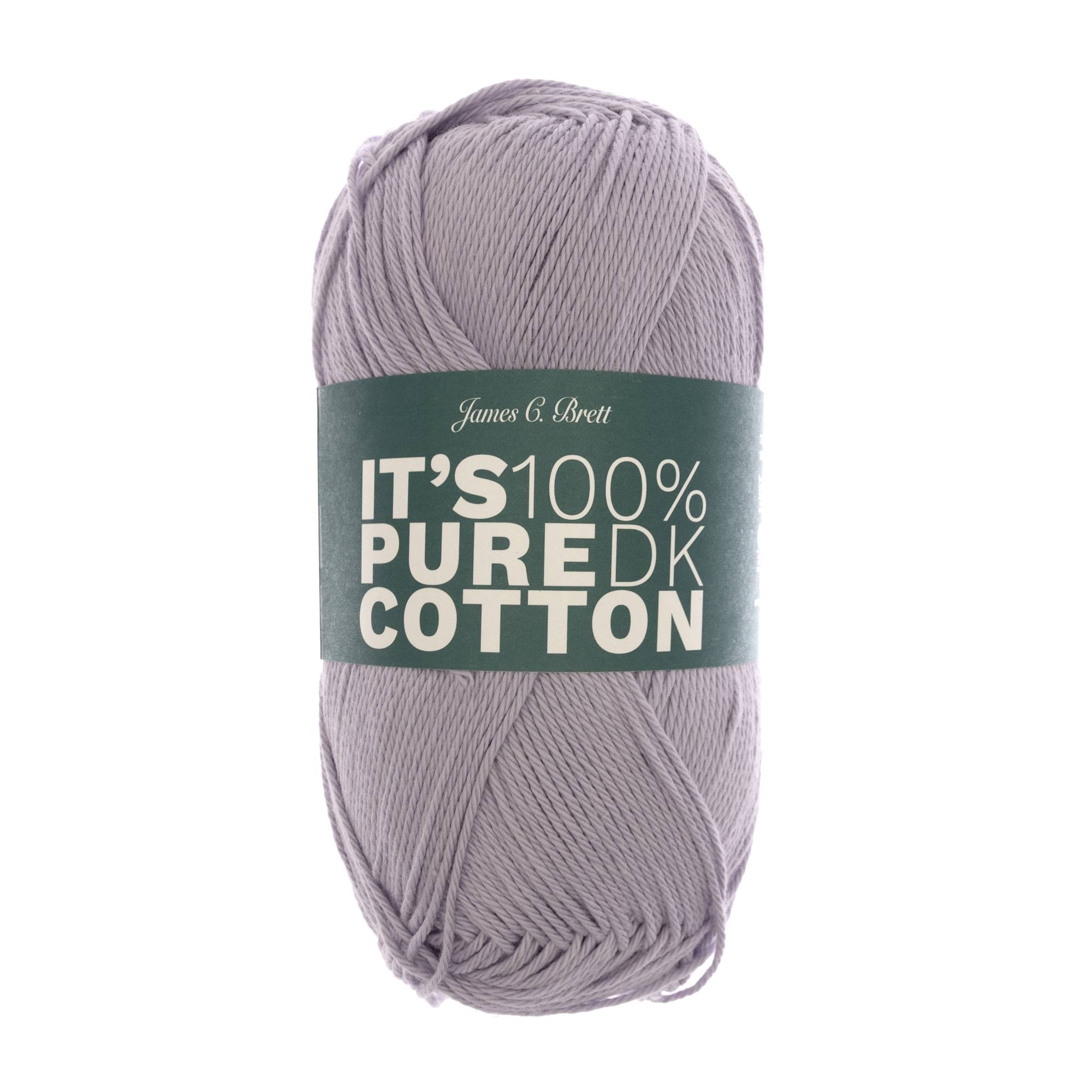 James C Brett Lilac It’s Pure Cotton Yarn 100g | Hobbycraft