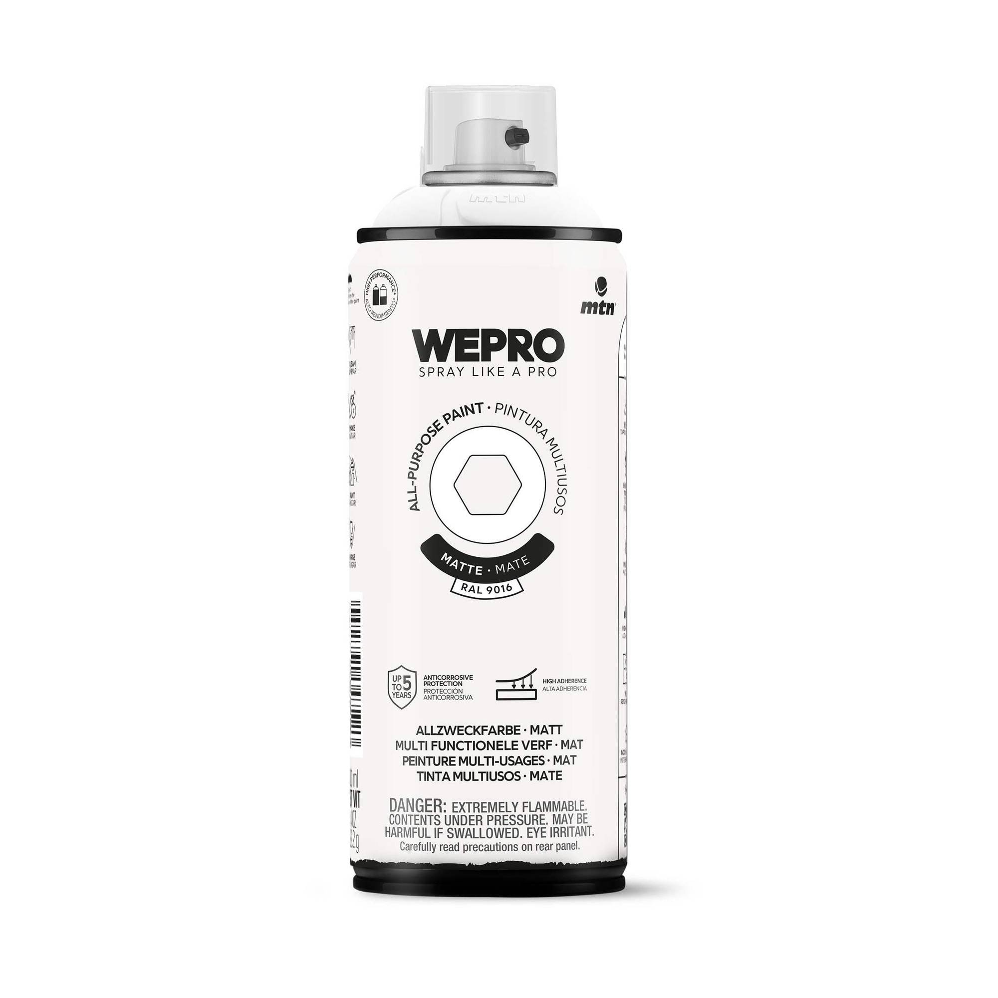 MTN WEPRO Igloo White Matte All-Purpose Paint 400ml | Hobbycraft