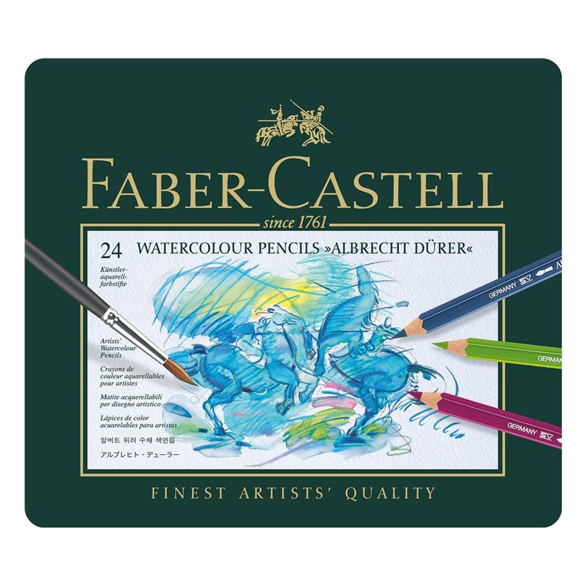 Faber Castell Watercolour Pencils 24 Pack | Hobbycraft