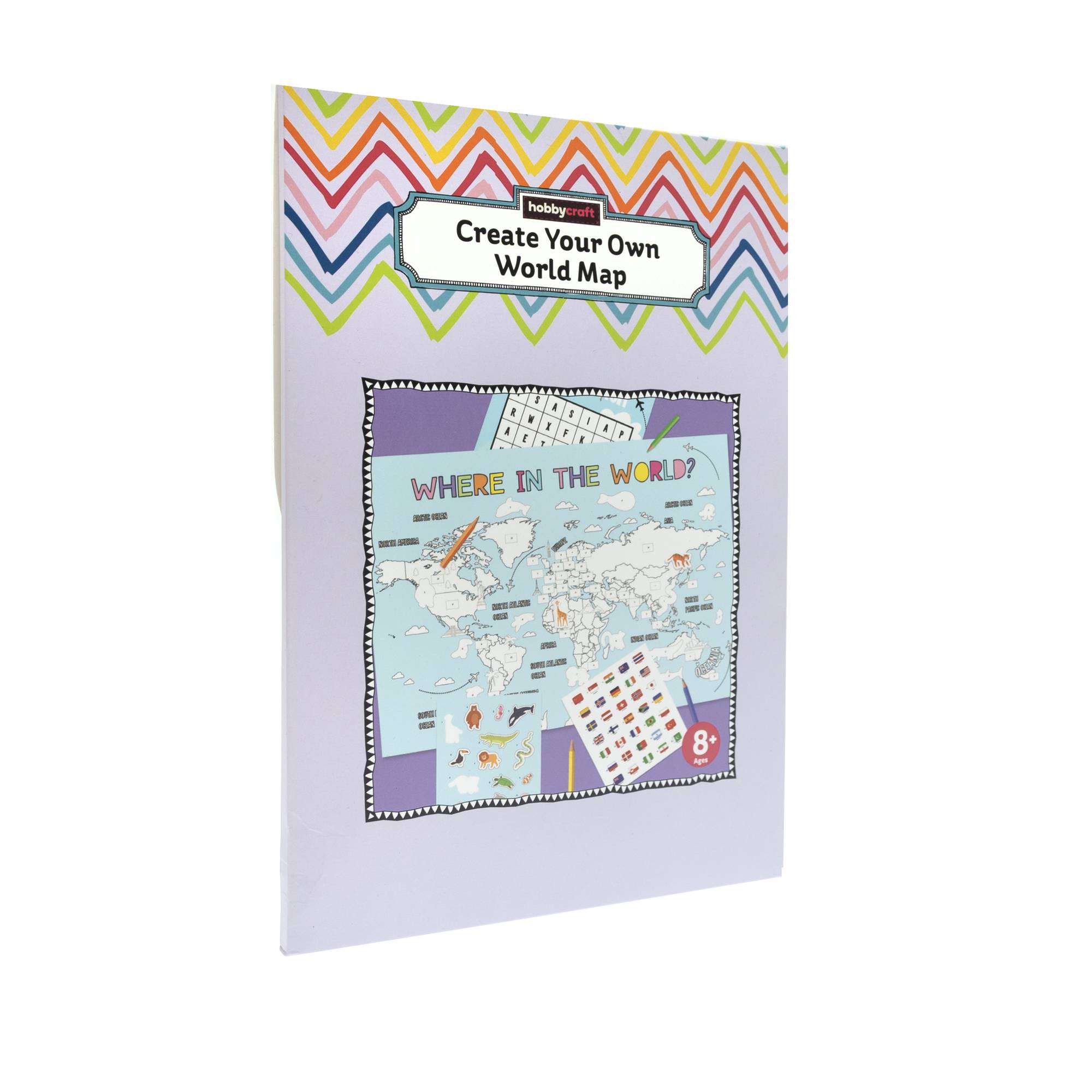 Create Your Own World Map Kit | Hobbycraft