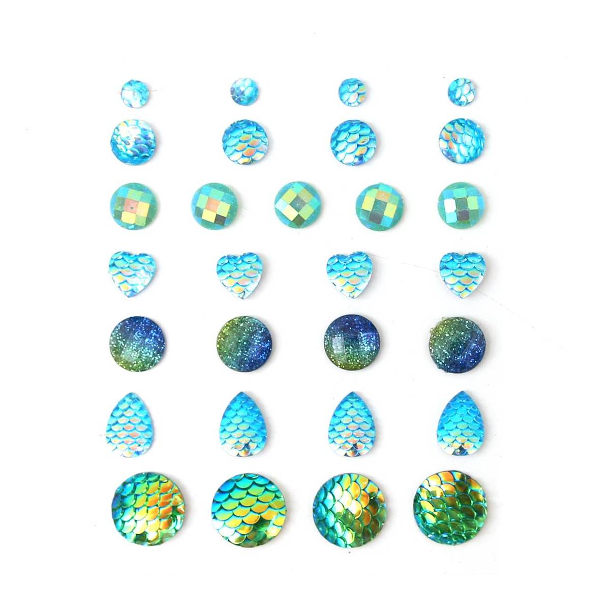 Mermaid Adhesive Gems 29 Pack | Hobbycraft