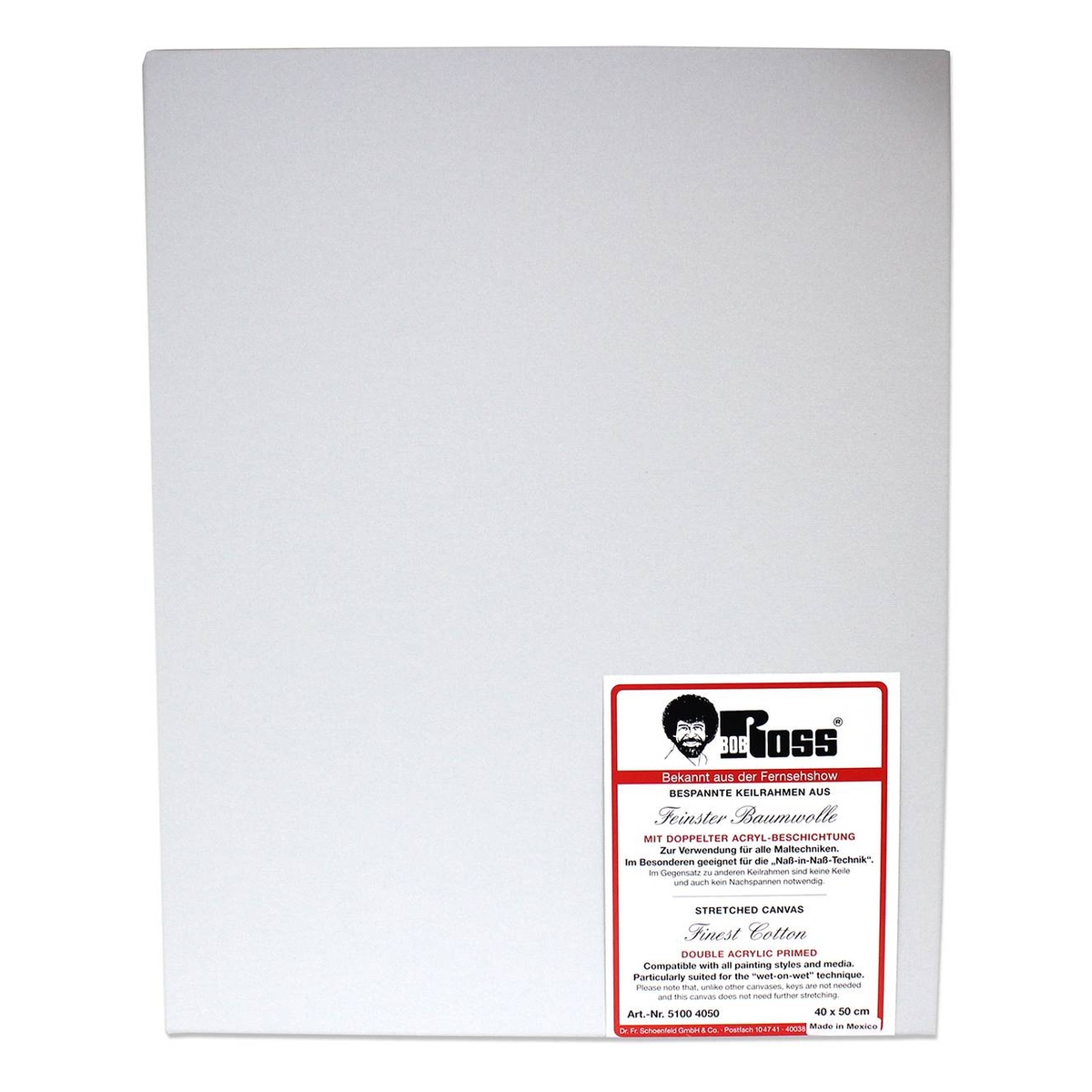 Bob Ross Canvas 40cm x 50cm | Hobbycraft