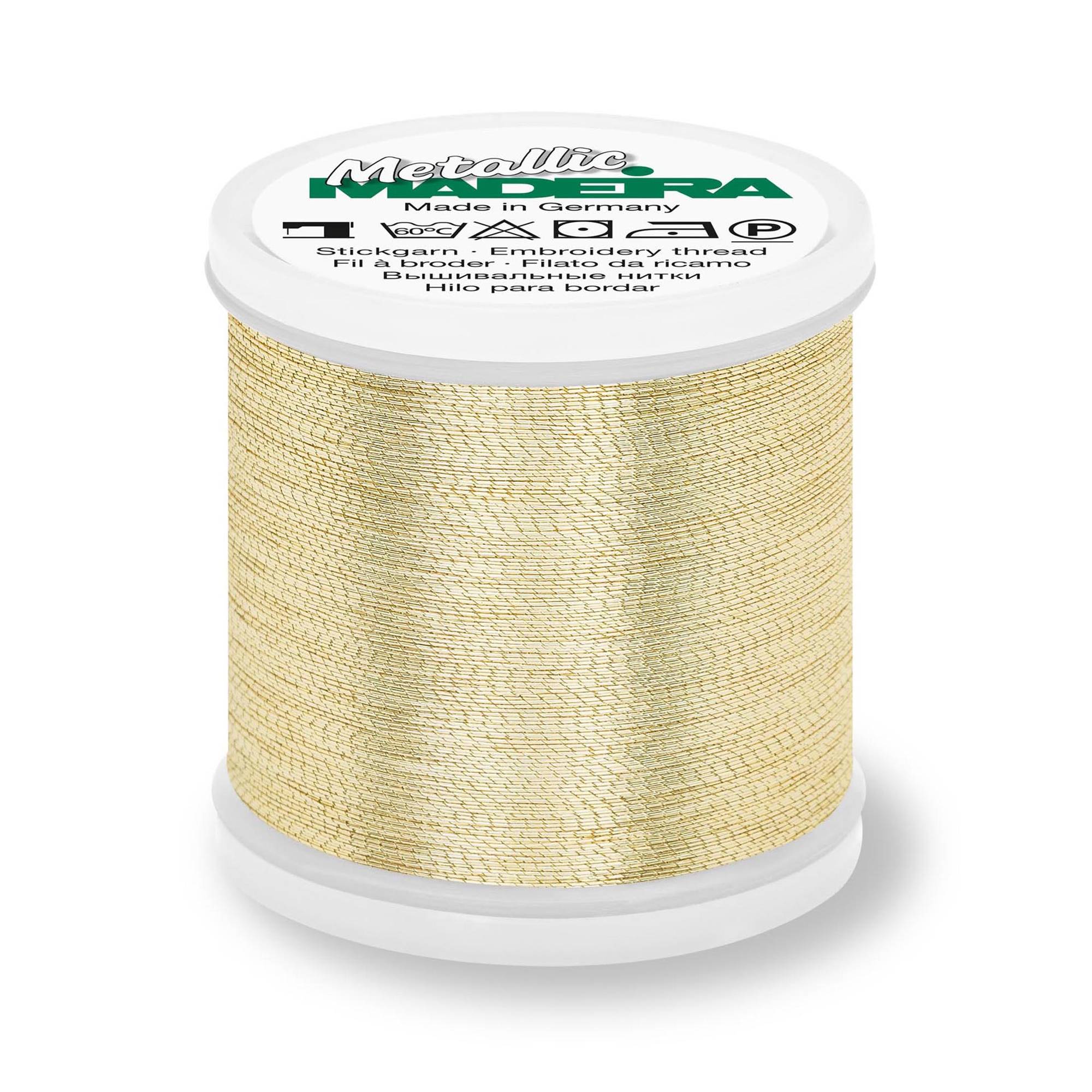 Madeira Light Gold Metallic 40 Thread 200m | Hobbycraft