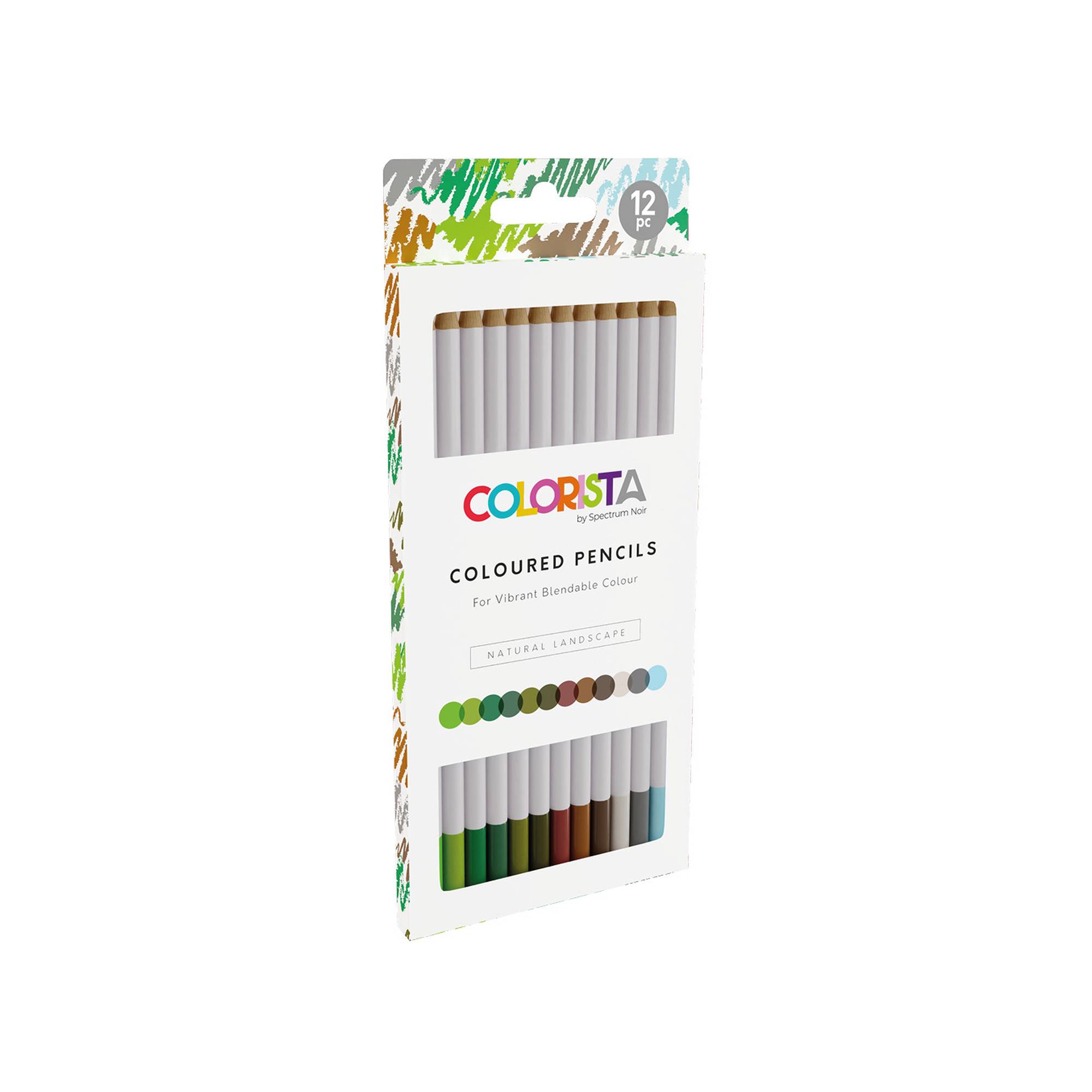 Colorista Natural Landscape Coloured Pencils 12 Pack | Hobbycraft