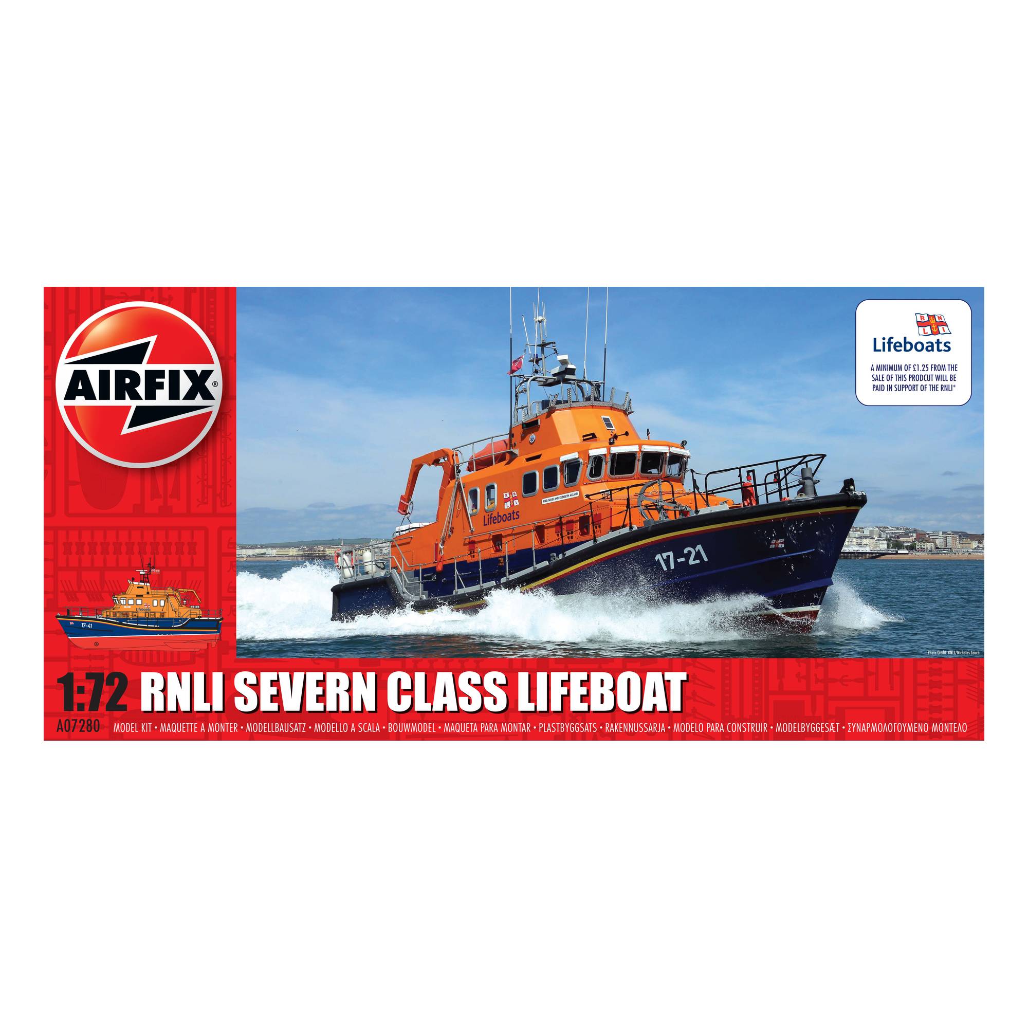 Airfix RNLI Severn Class Lifeboat Model Kit 1:72 | Hobbycraft