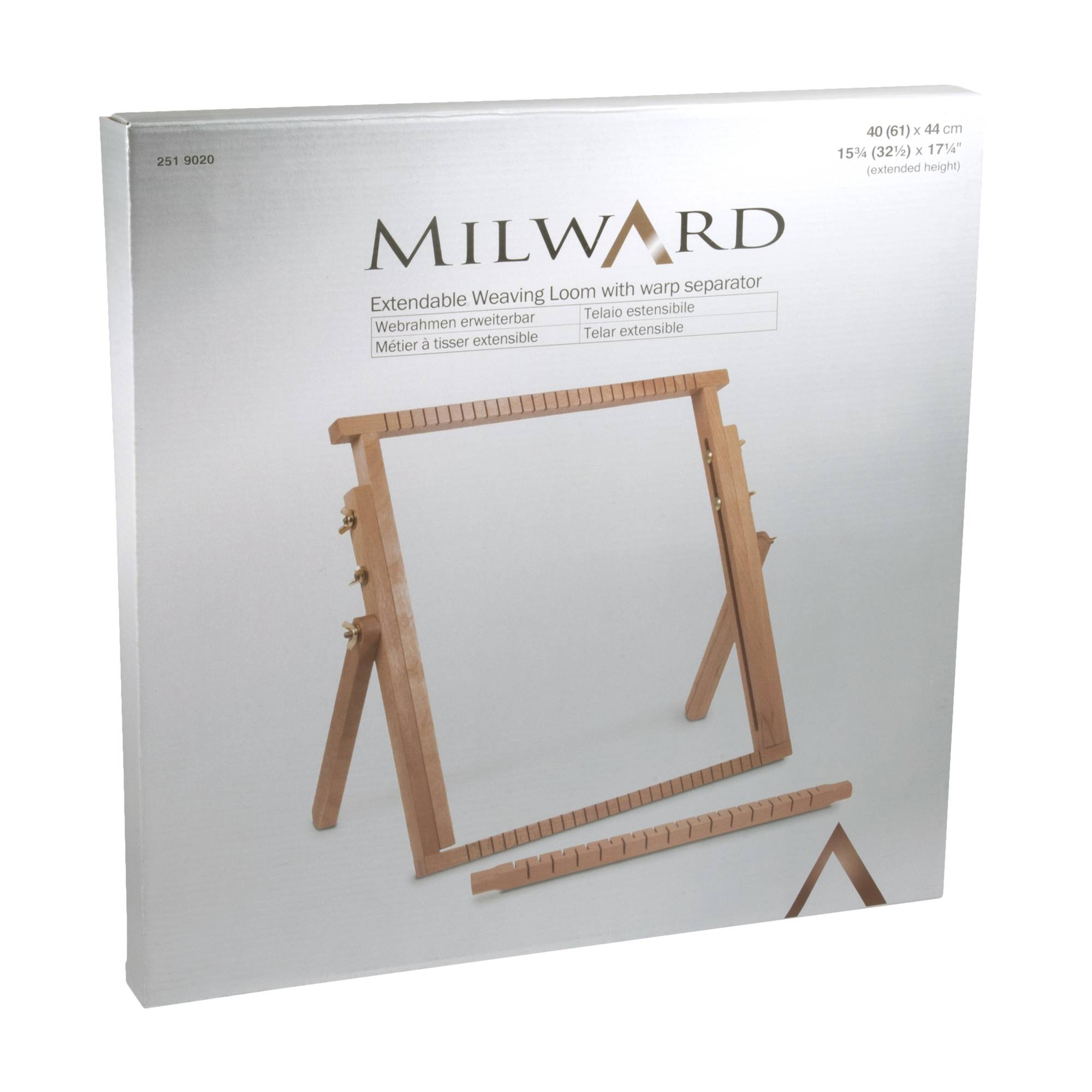 Milward Extendable Weaving Loom with Warp Separator 40cm x 44cm ...