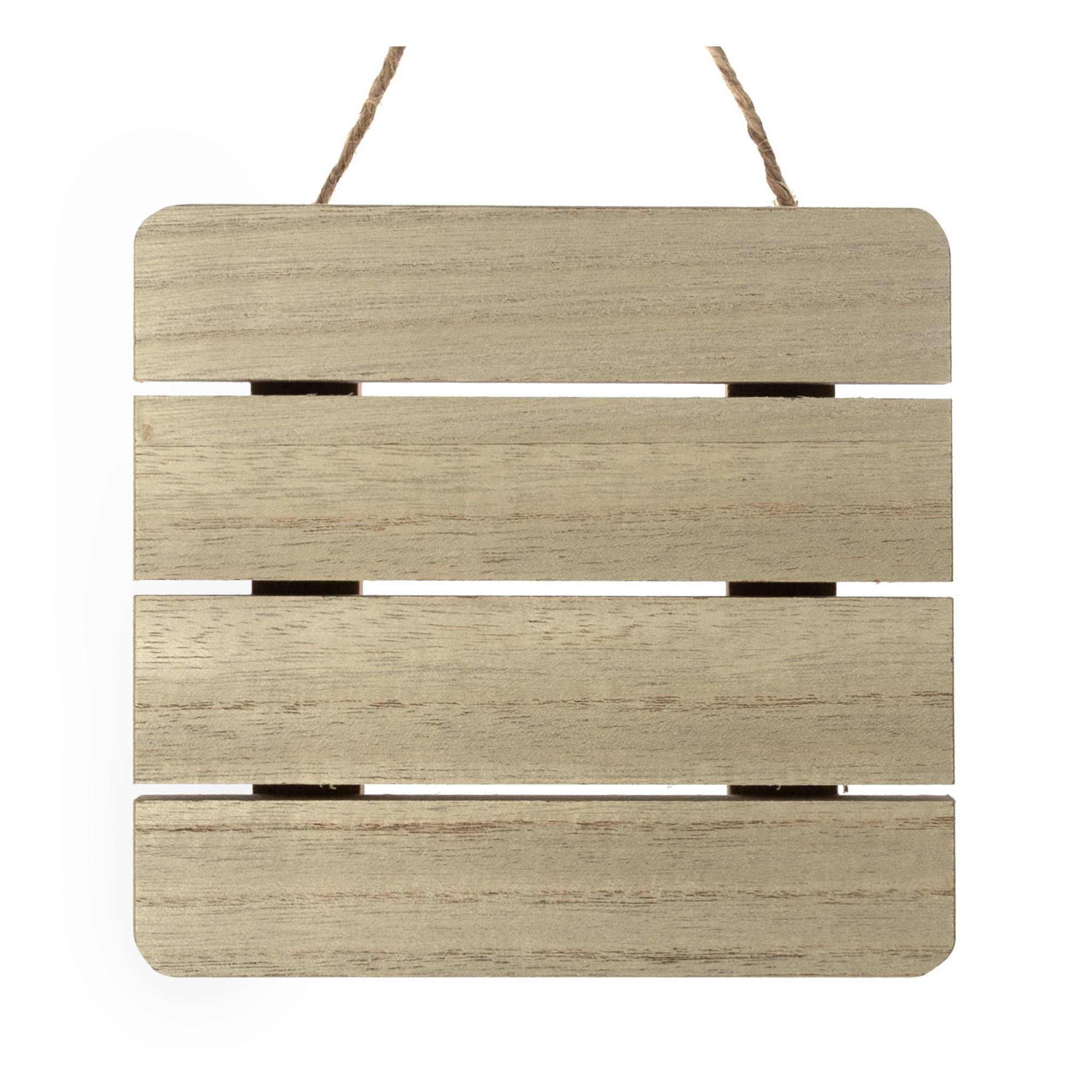 Square Wooden Wall Plaque 15cm | Hobbycraft