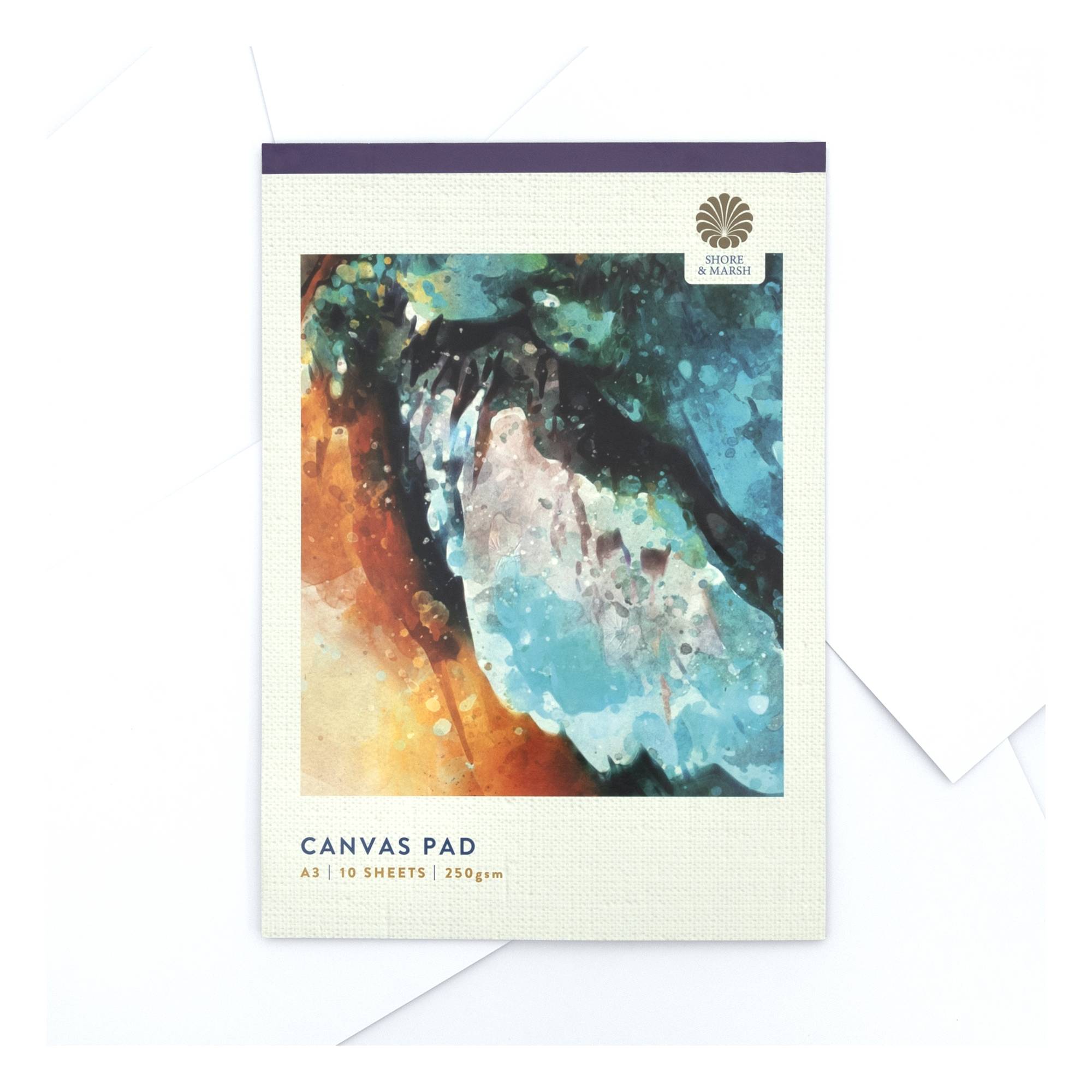 Shore & Marsh A3 Canvas Pad 10 Sheets | Hobbycraft
