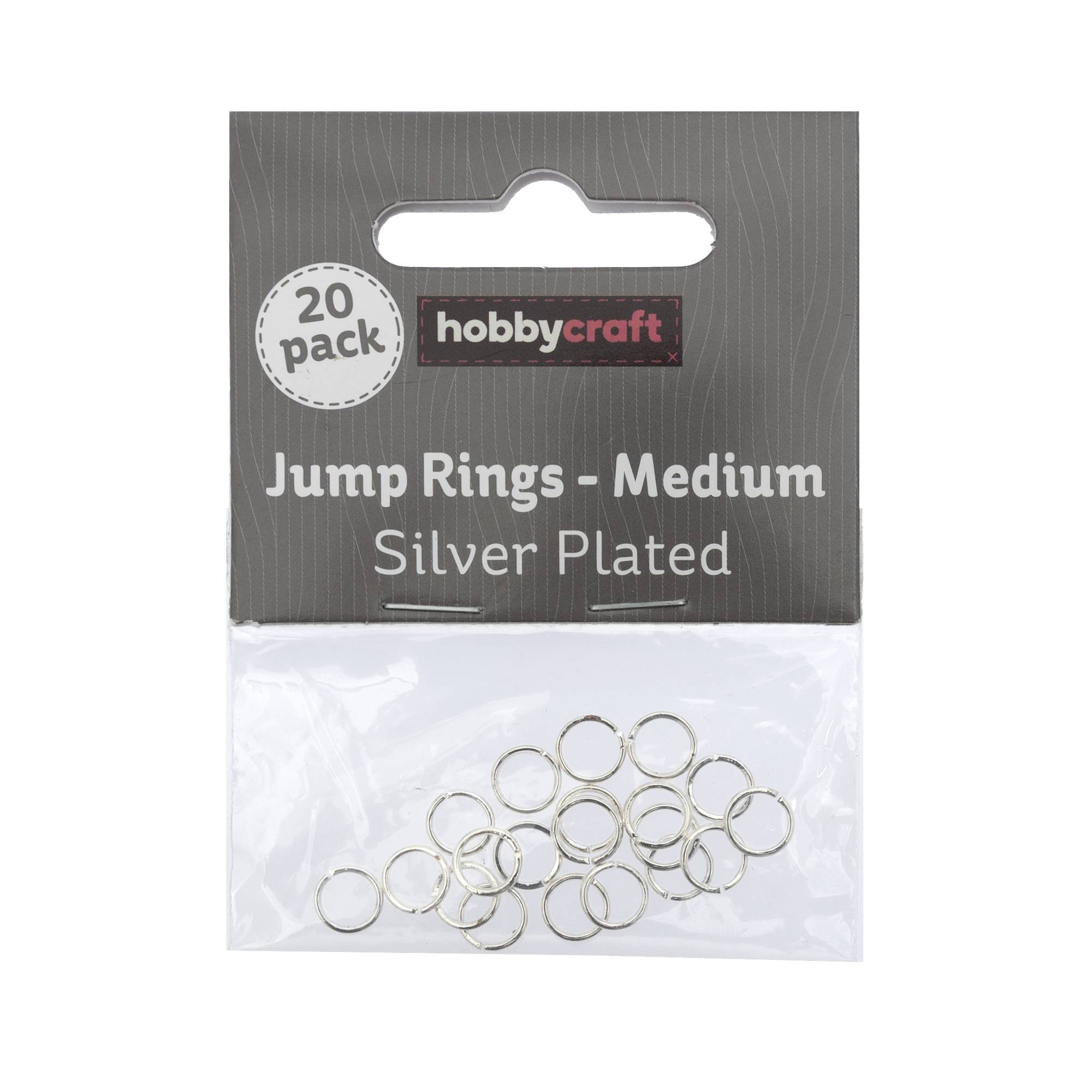 Silver Plated Jump Rings 7mm 20 Pack | Hobbycraft