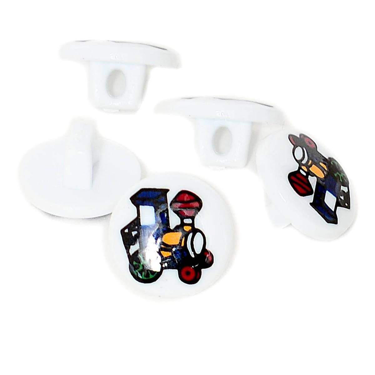 Hemline Train Buttons 5 Pack | Hobbycraft