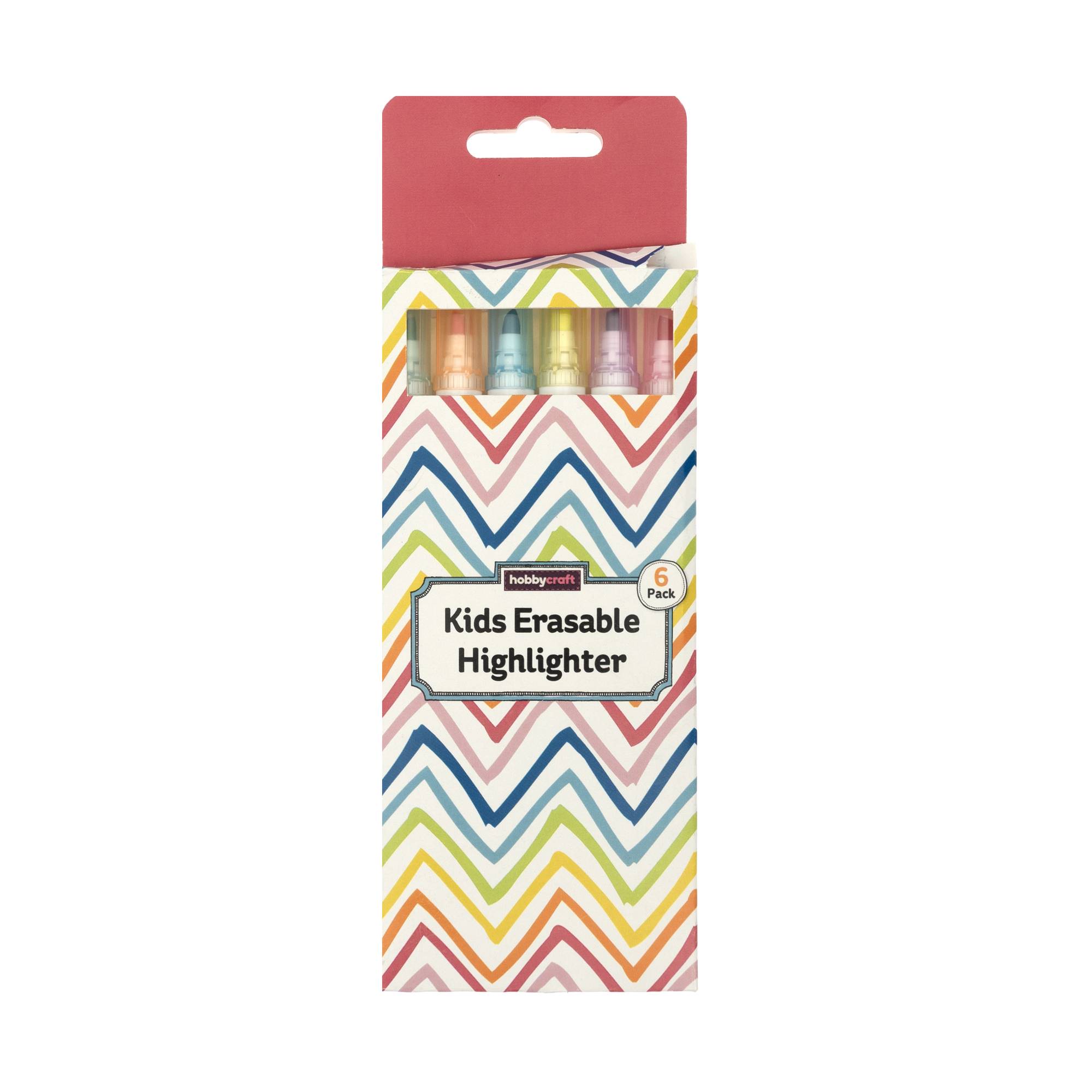 Erasable Highlighters 6 Pack | Hobbycraft
