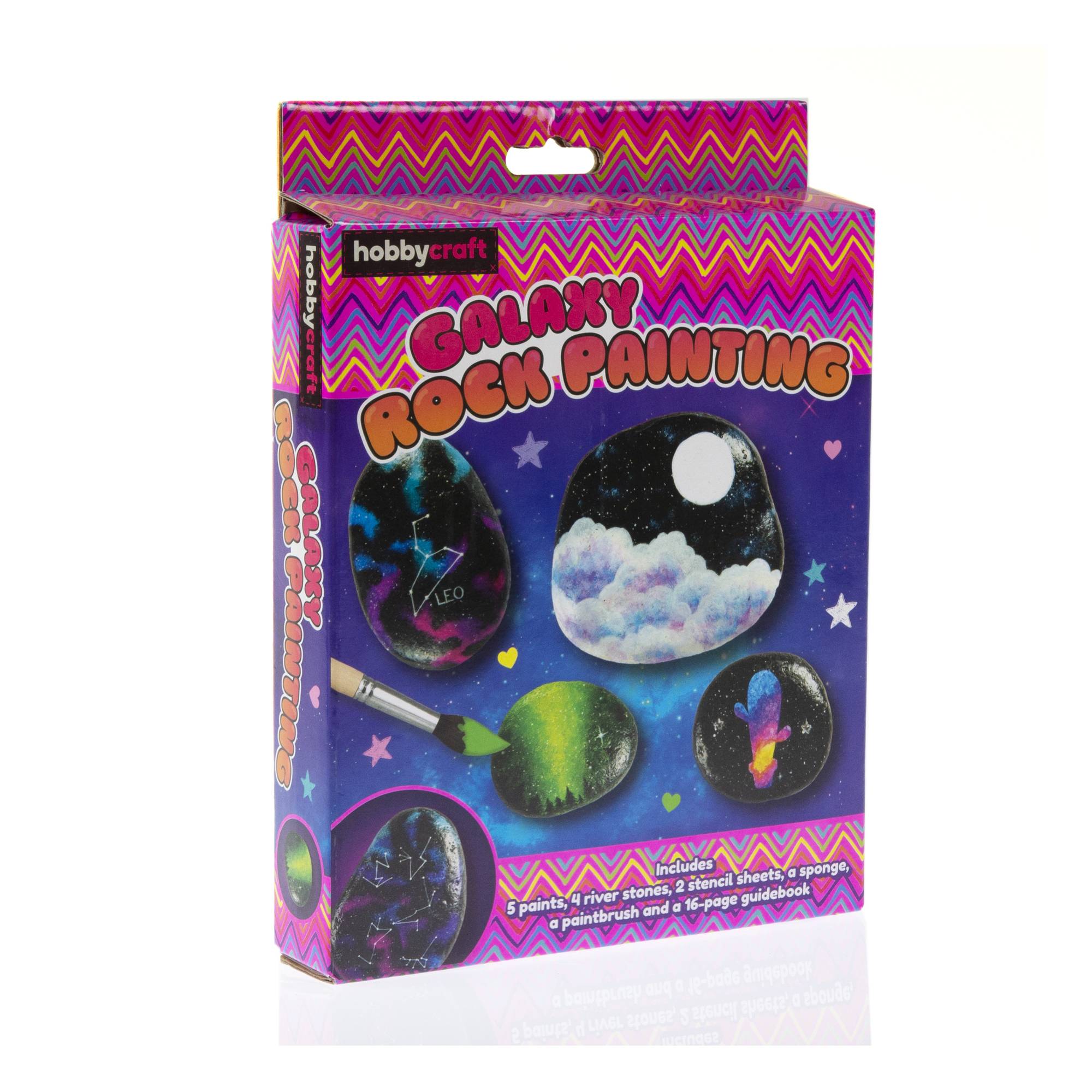 Galaxy Rock Painting | Hobbycraft