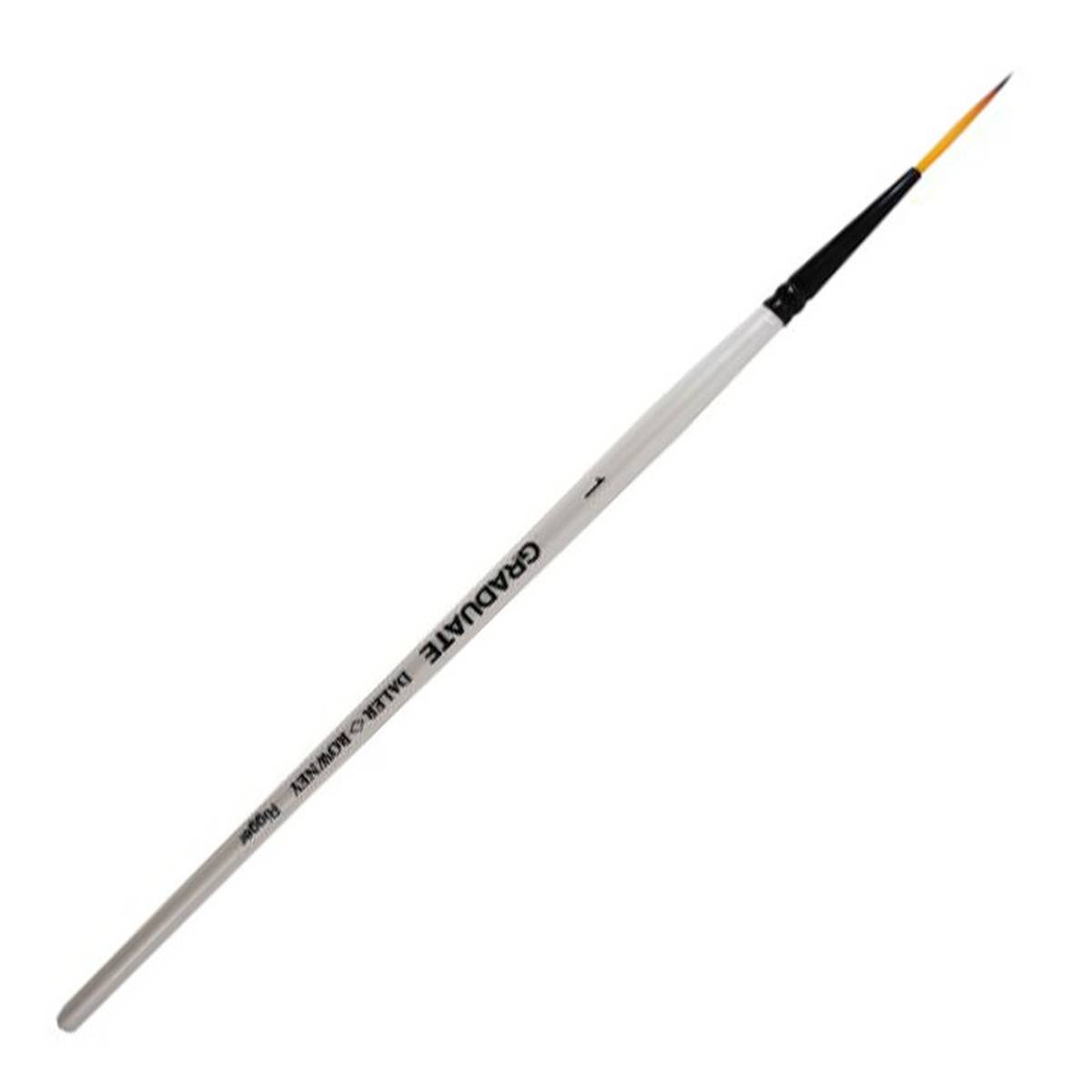 Daler-Rowney Dark Tip Synthetic Rigger Graduate Brush Size 1 White ...