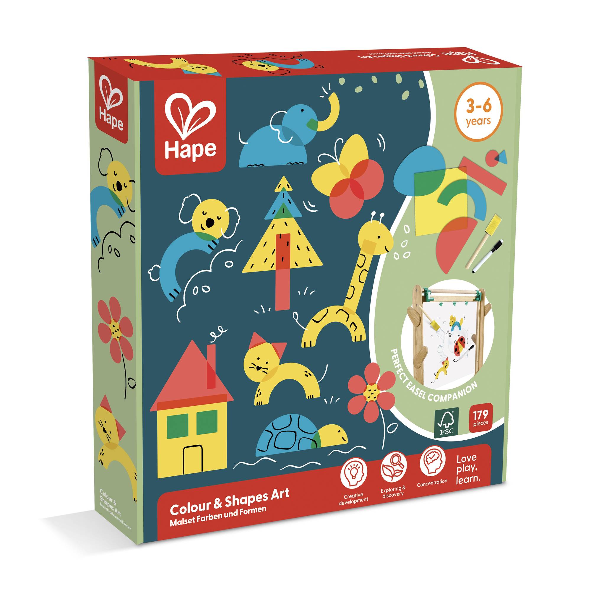 Hape Colour and Shapes Art Set | Hobbycraft