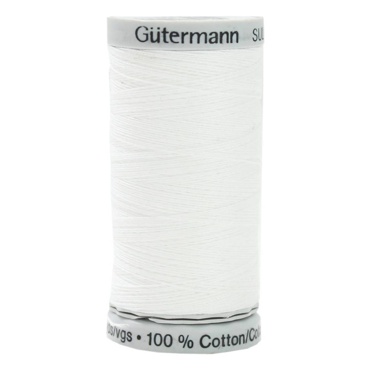 Gutermann White Sulky Cotton Thread 30 Weight 300m (1001) | Hobbycraft