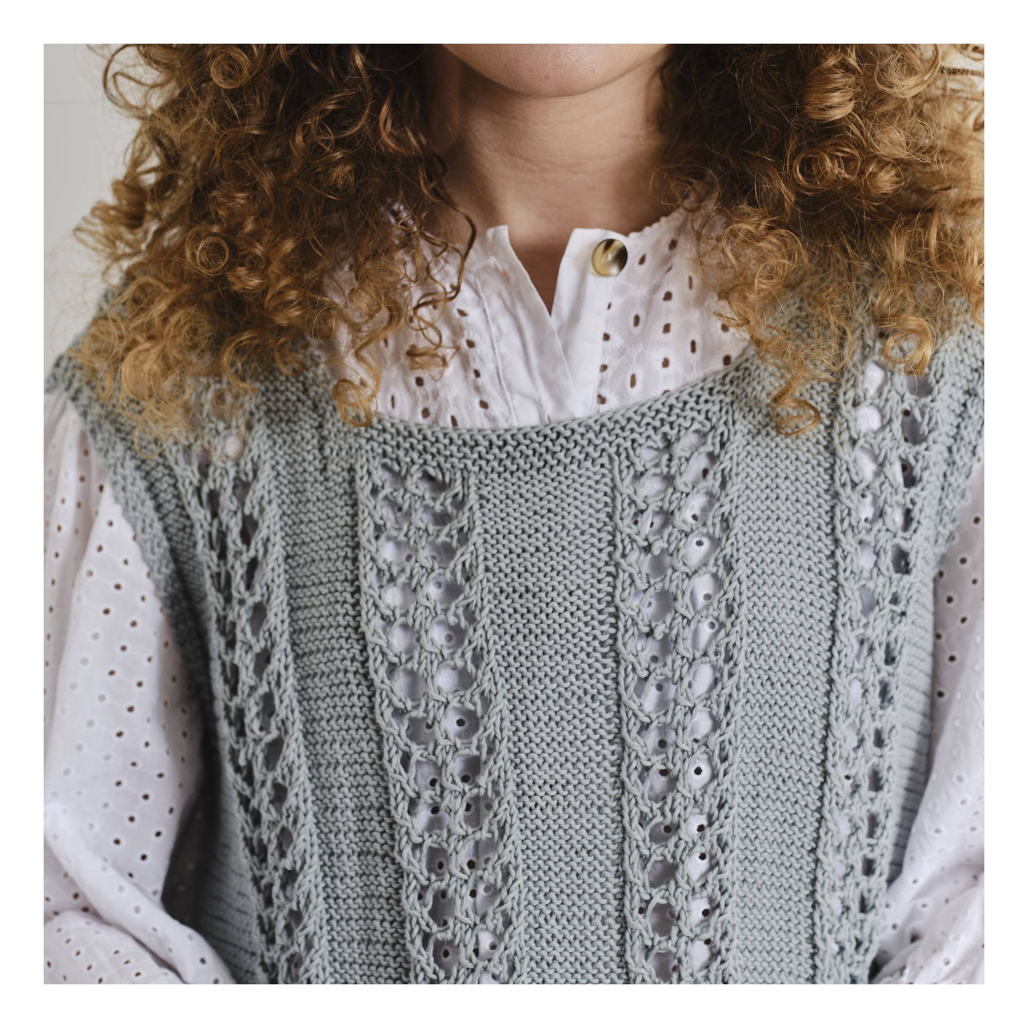 Knitcraft Pointelle Vest Digital Pattern 0263 | Hobbycraft