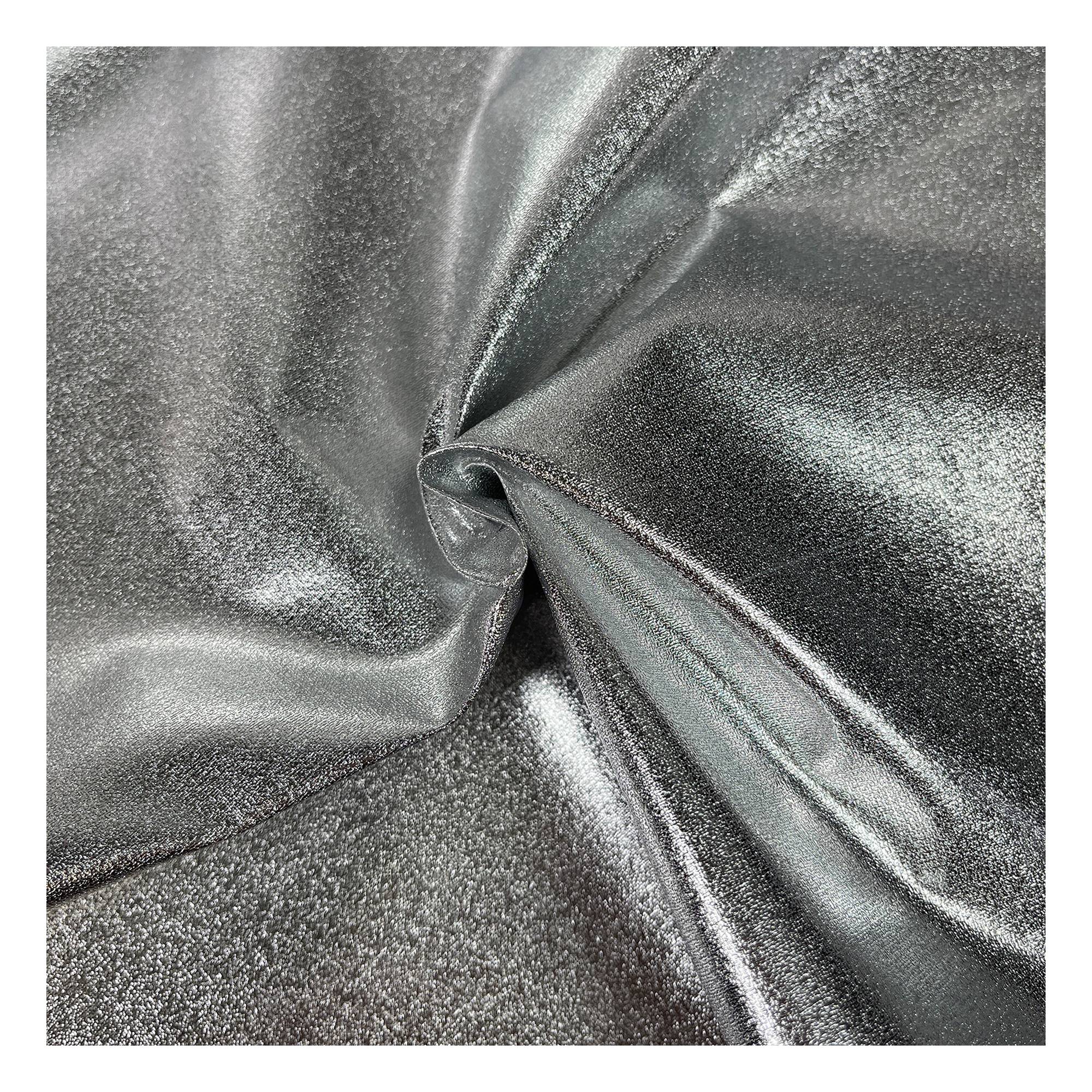 Metallic Silver PVC Fabric by the Metre | Hobbycraft