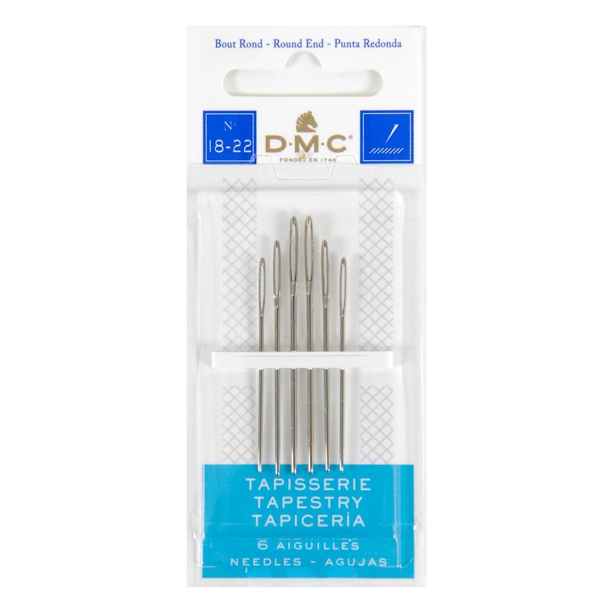 DMC Tapestry Needles Size 18-22 6 Pack | Hobbycraft
