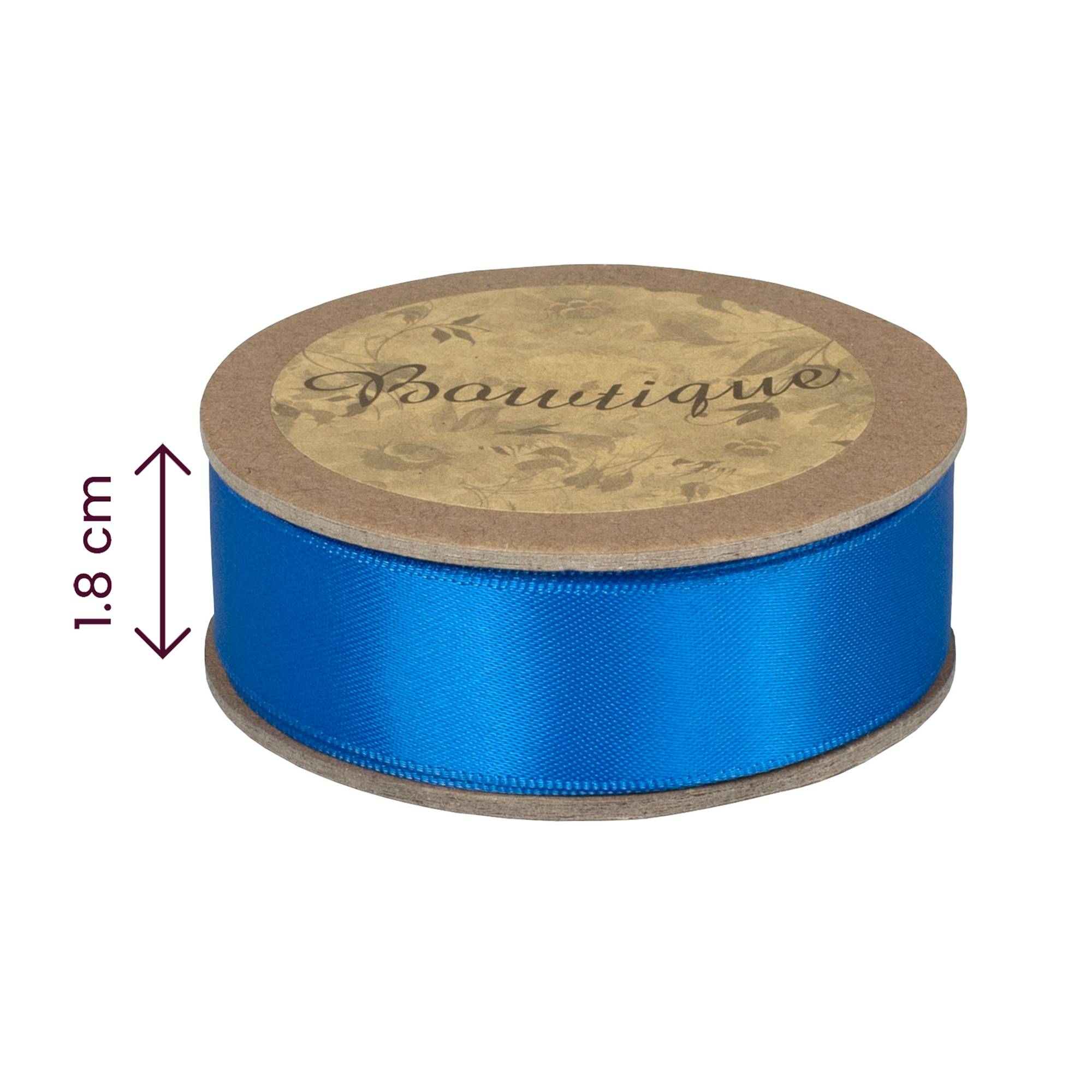 Royal Blue Double-Faced Satin Ribbon 18mm x 5m | Hobbycraft