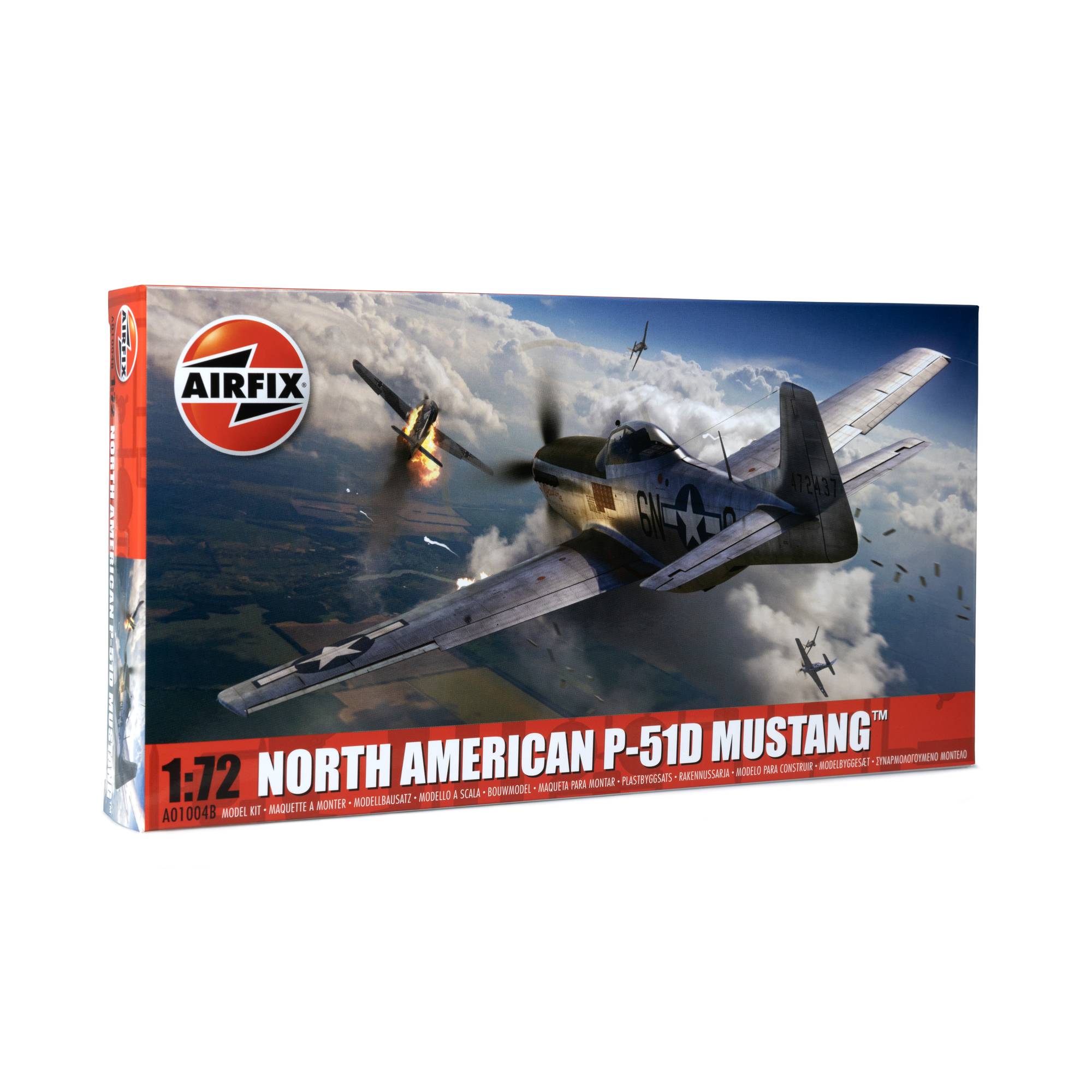 Airfix North American P-51D Mustang Model Kit 1:72 | Hobbycraft