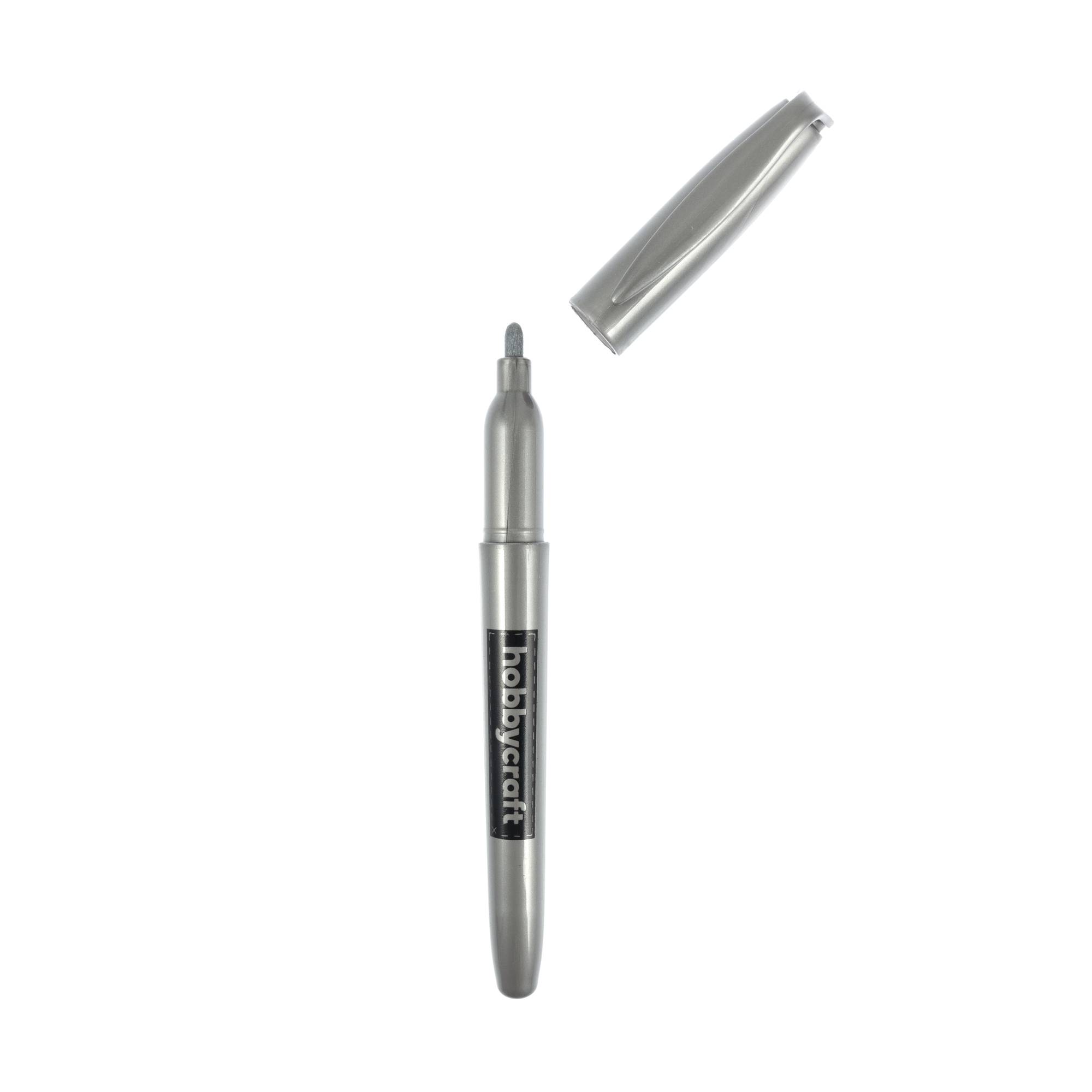 Silver Fine Permanent Marker | Hobbycraft