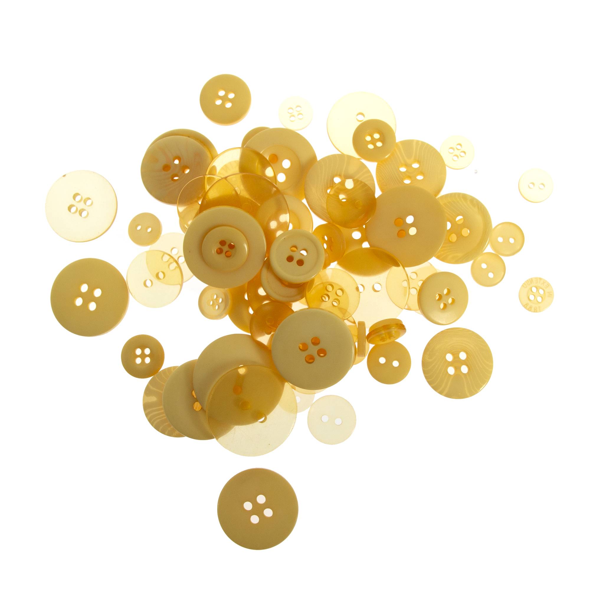 Yellow Buttons Pack 50g | Hobbycraft