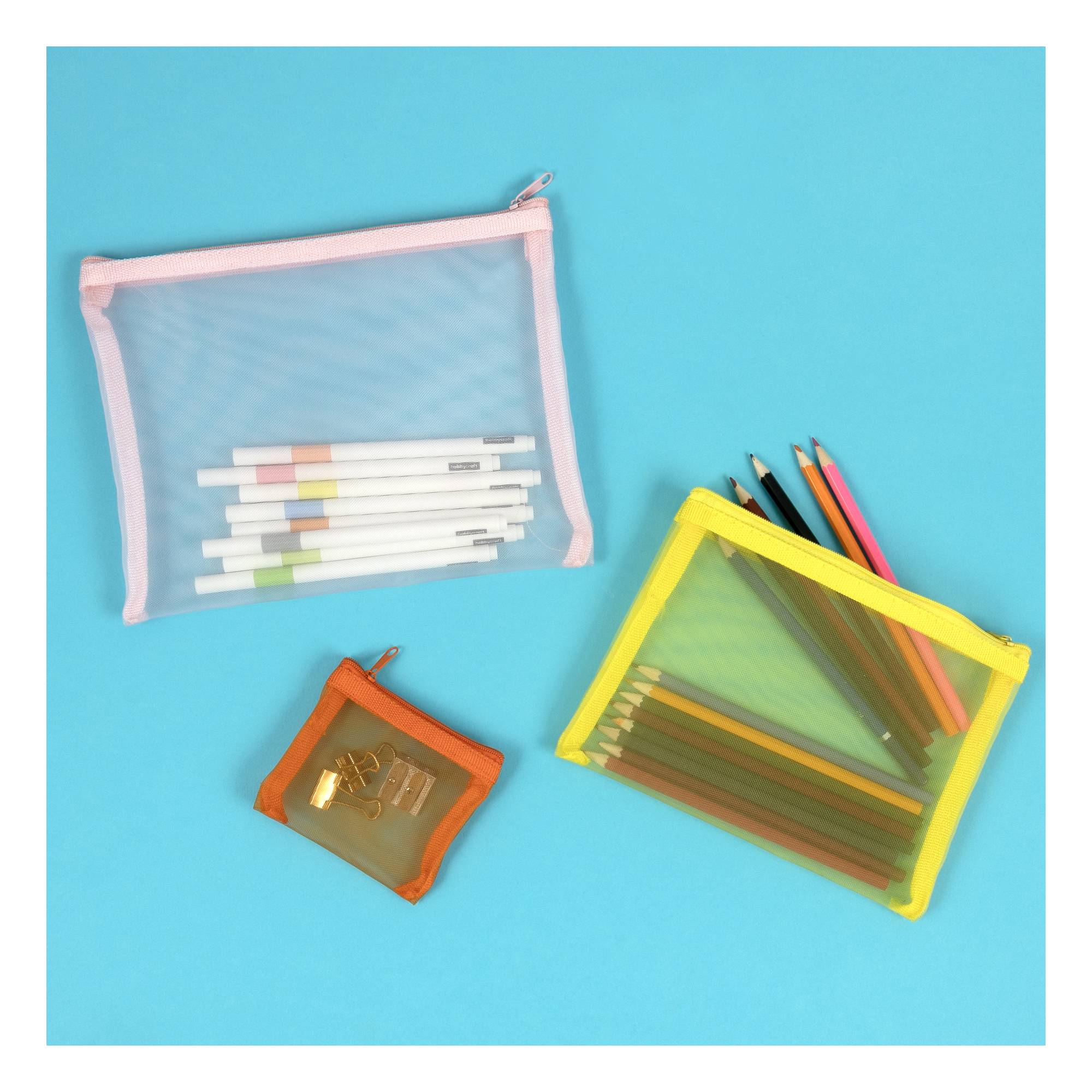Mesh Pencil Case Set 3 Pack | Hobbycraft