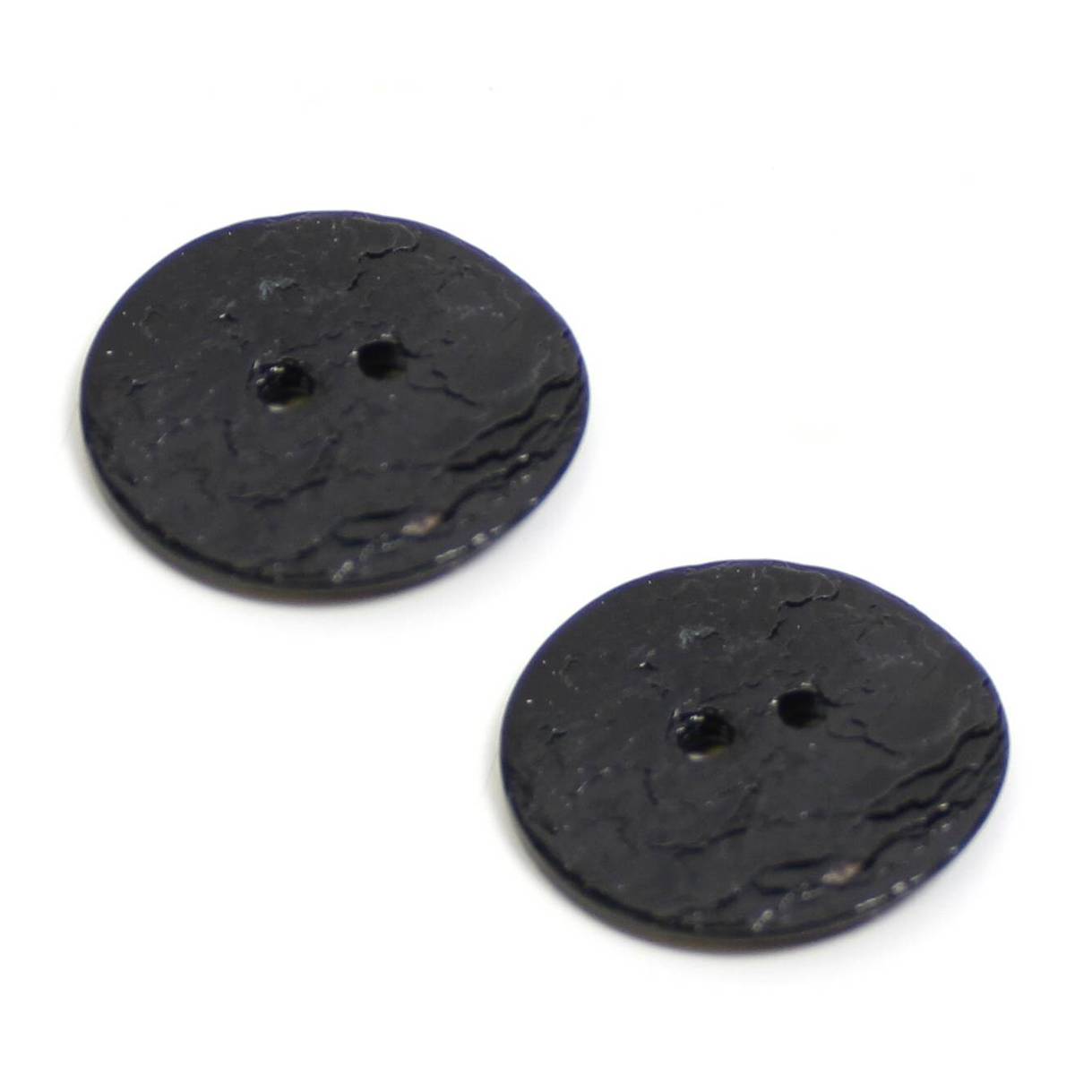 Hemline Black Shell Mother of Pearl Button 2 Pack | Hobbycraft