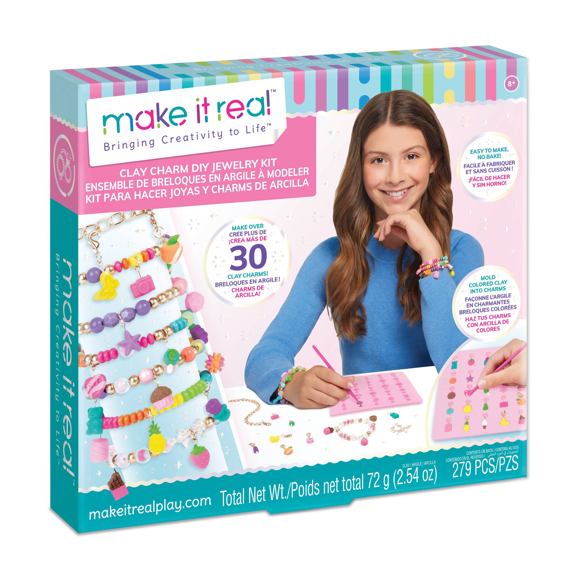 Make It Real Clay Charm DIY Jewellery Kit | Hobbycraft