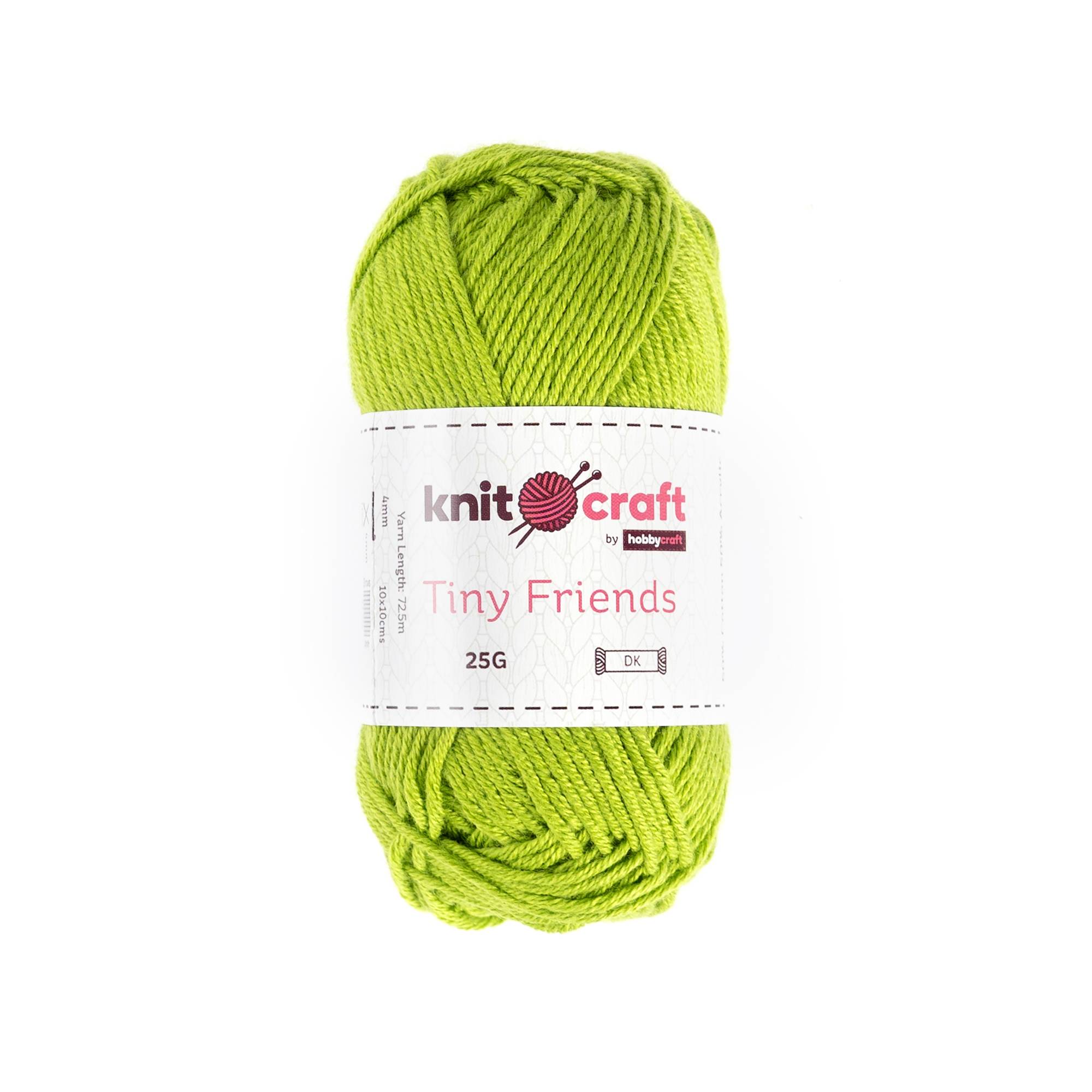 Knitcraft Lime Tiny Friends Yarn 25g | Hobbycraft