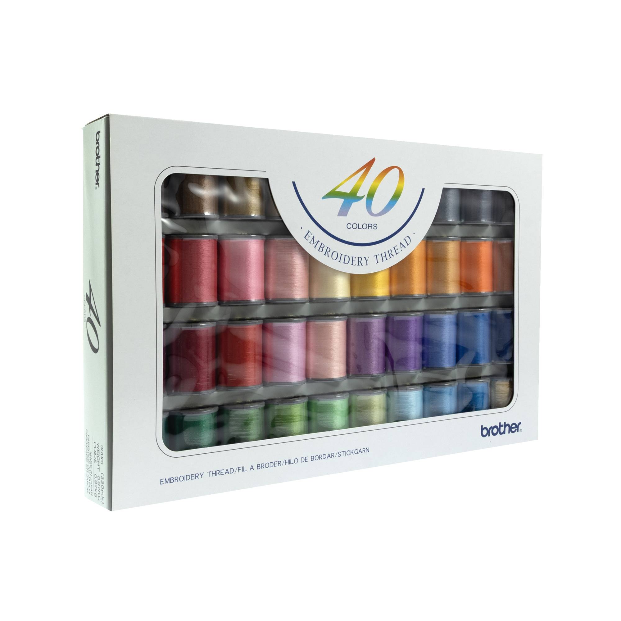 Brother Embroidery Thread 40 Colours | Hobbycraft
