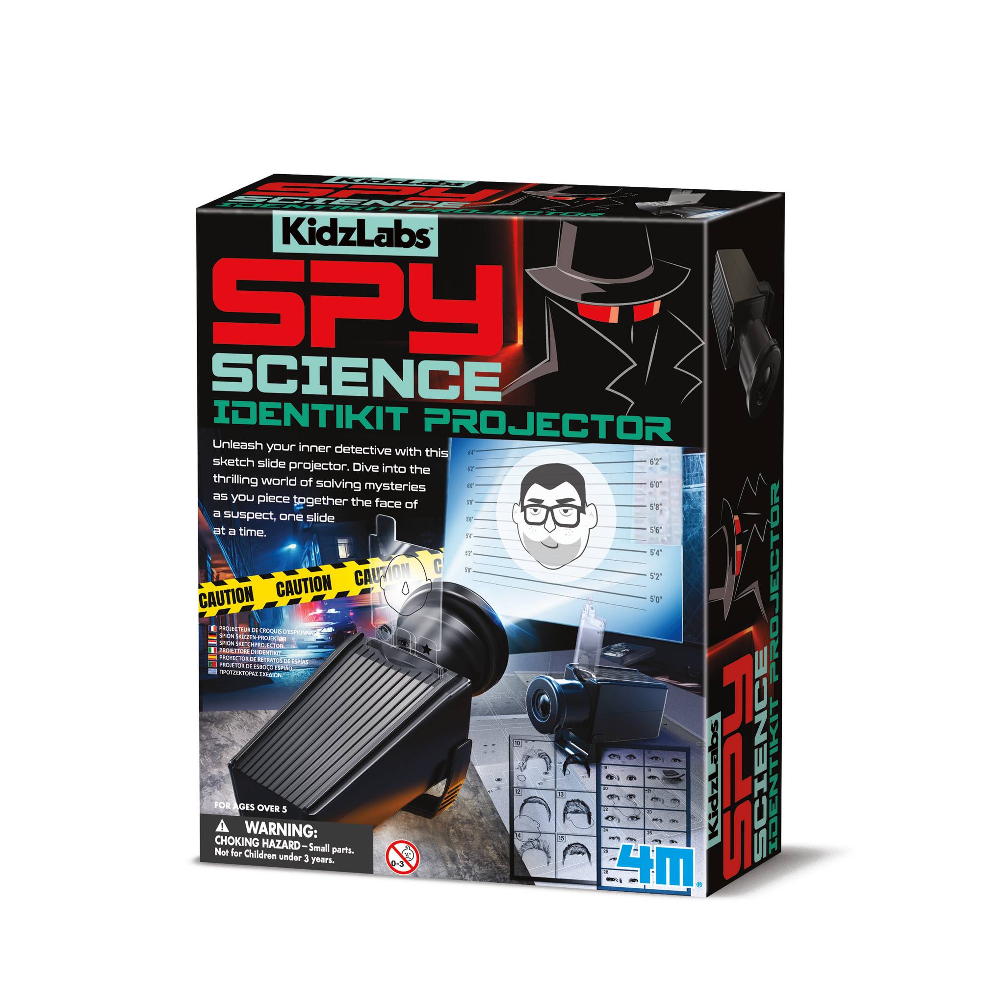 KidzLabs Spy Science Identikit Projector | Hobbycraft