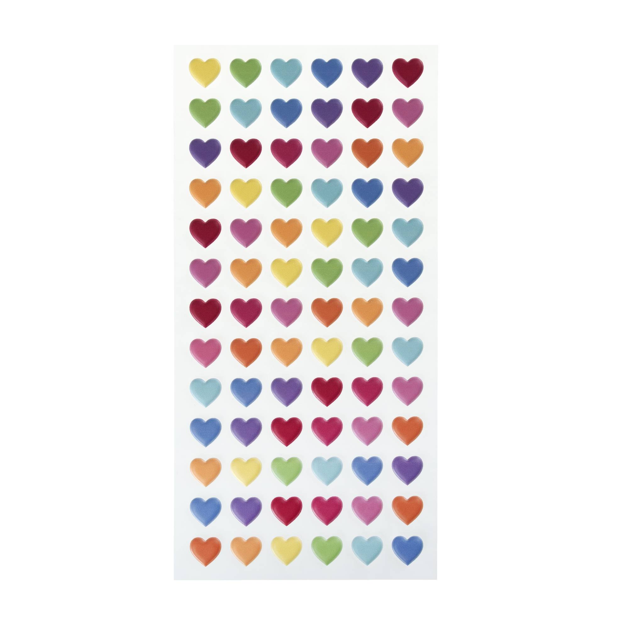 Bright Heart Puffy Stickers 78 Pack | Hobbycraft