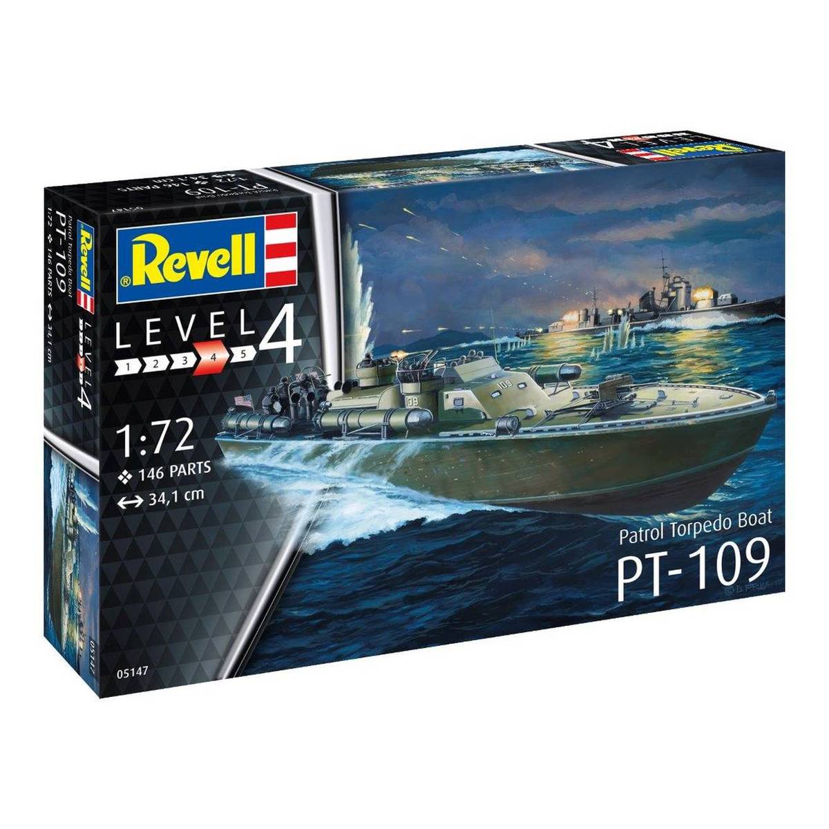 Revell Patrol Torpedo Boat PT-109 Model Kit 1:72 | Hobbycraft