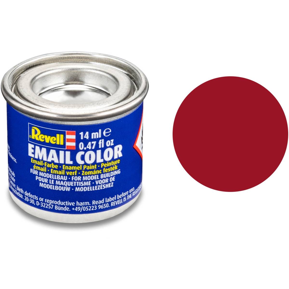 Revell Carmine Red Matte Enamel Paint 14ml (36) | Hobbycraft