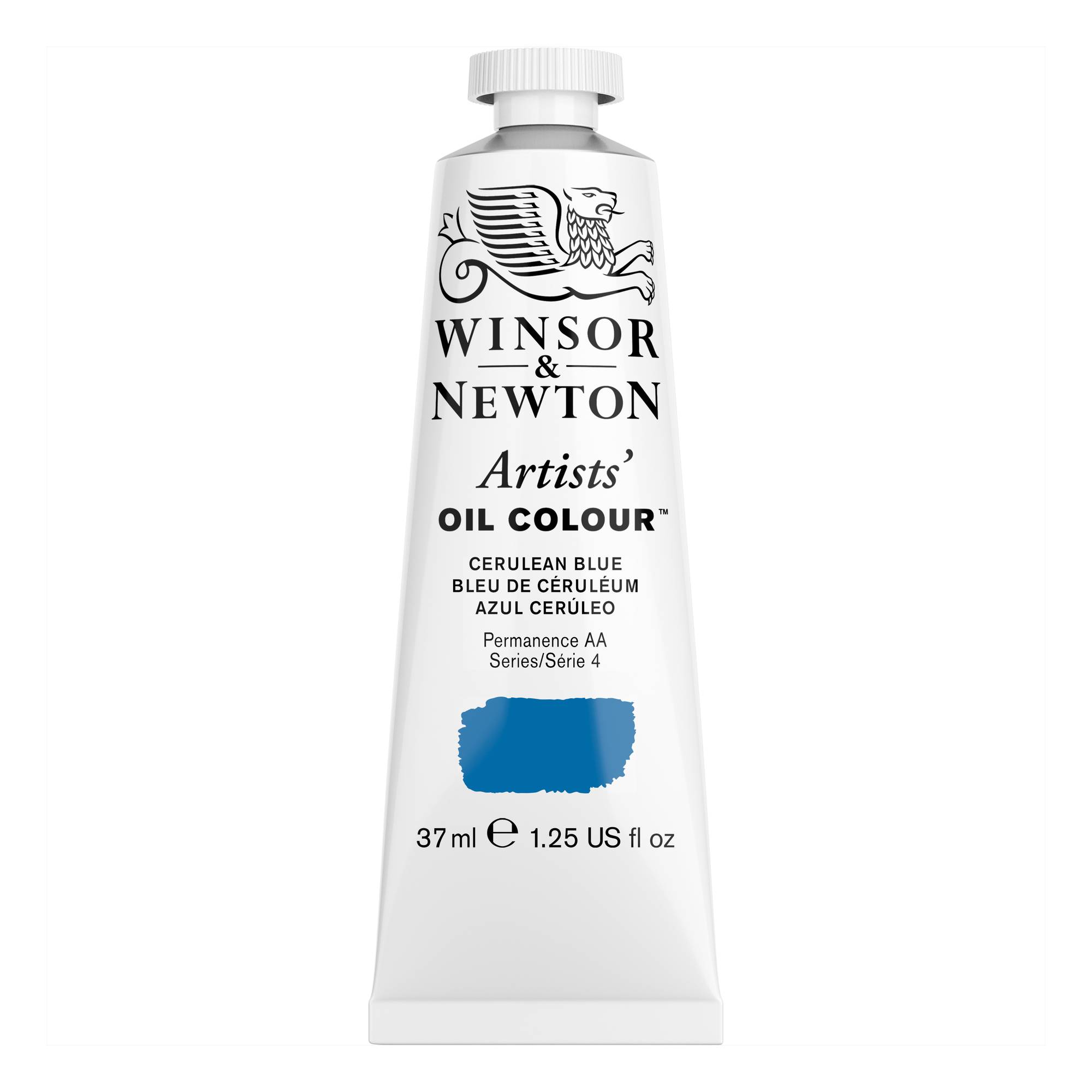 Winsor and Newton Artists Oil Colour Cerulean Blue 37ml | Hobbycraft