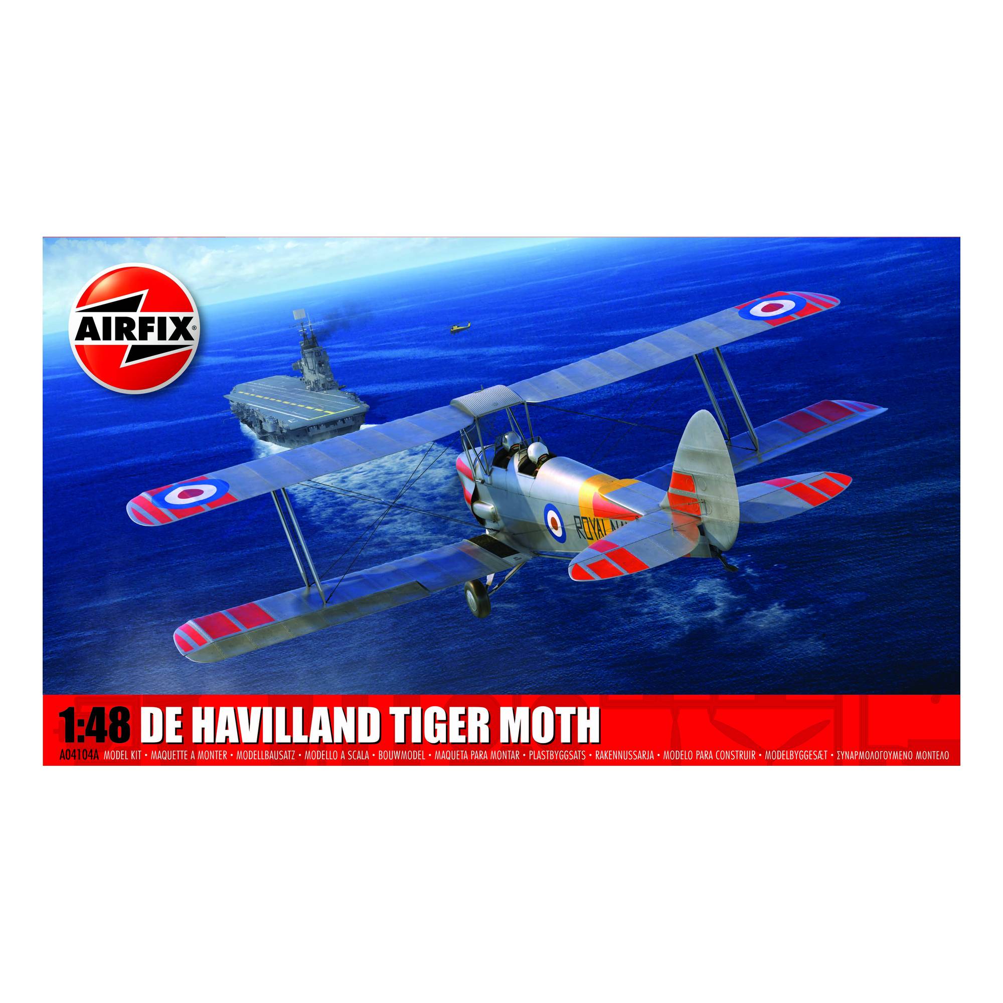 Airfix De Havilland Tiger Moth Model Kit 1:48 | Hobbycraft