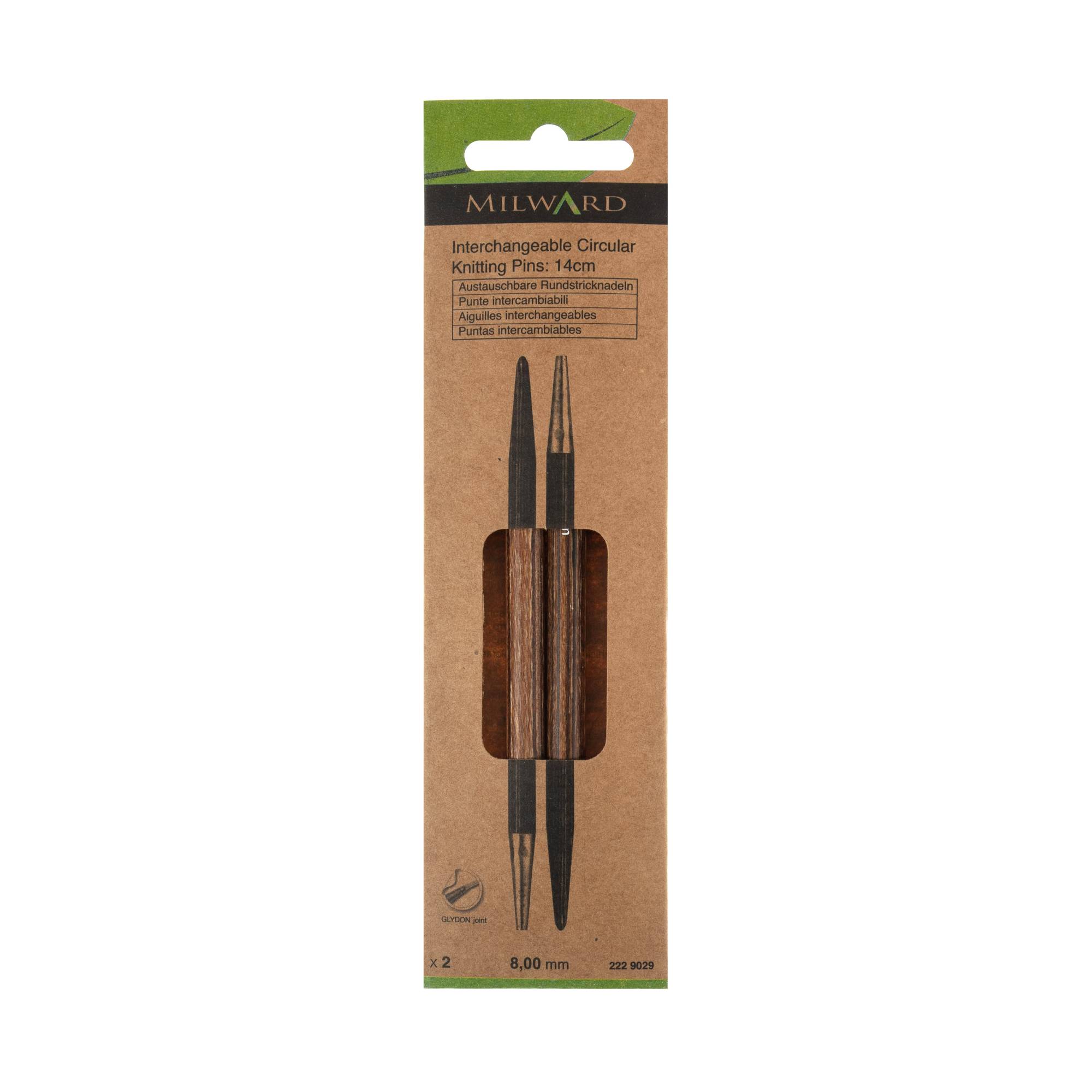 Milward 8mm Circular Interchangeable Knitting Needles | Hobbycraft