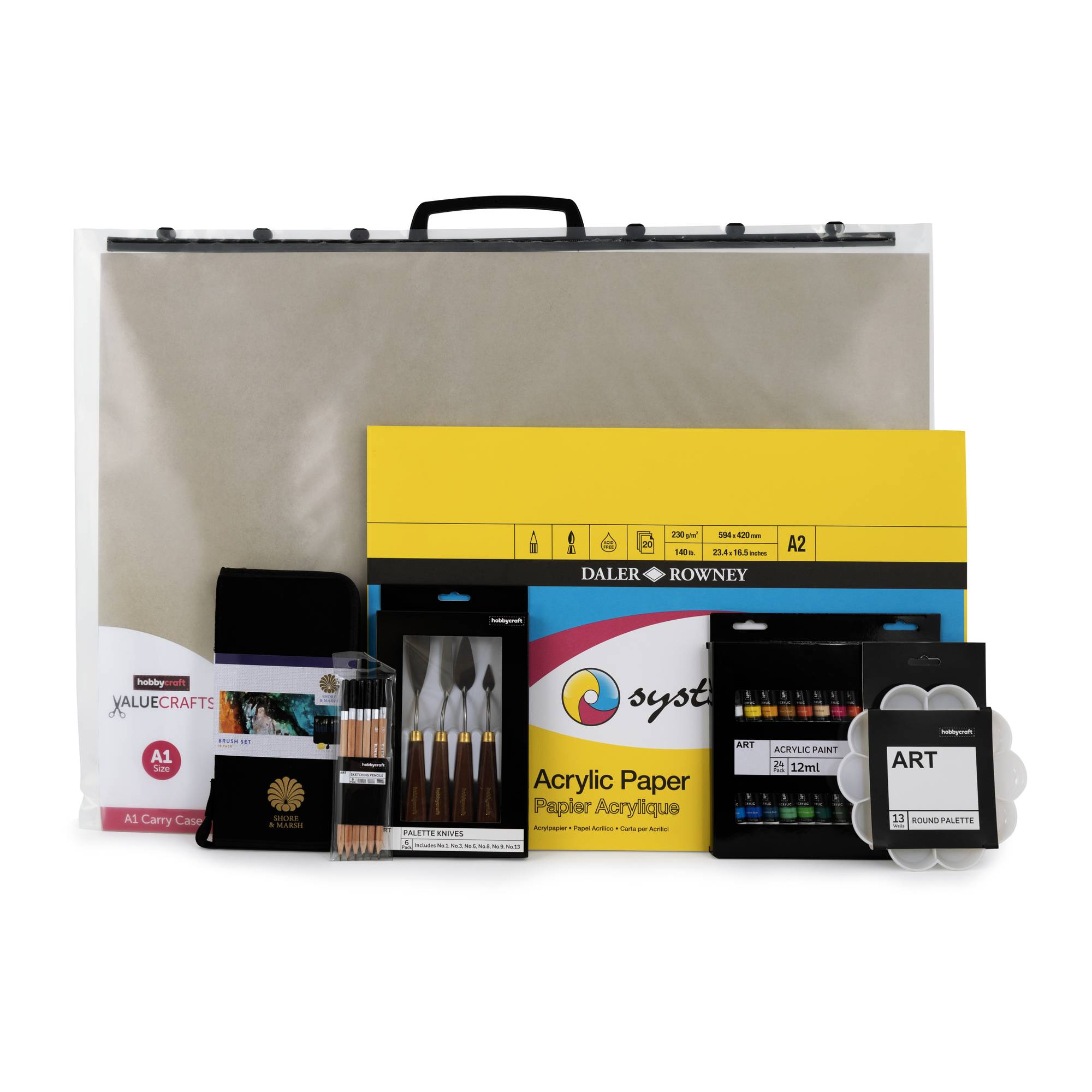 Acrylic Painting Starter Bundle | Hobbycraft