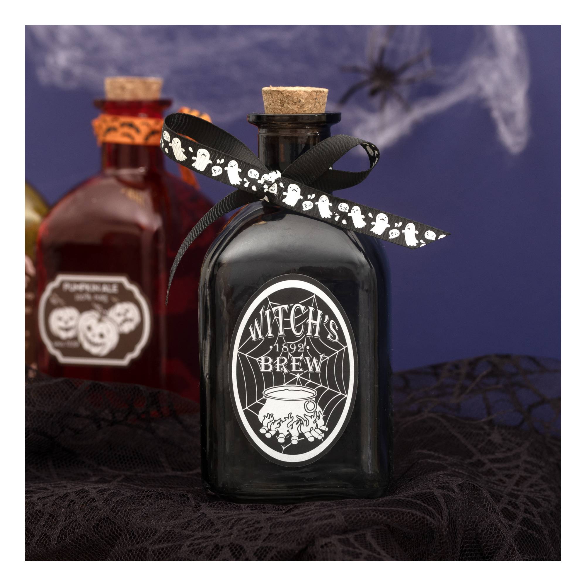Black Potion Bottle 13cm | Hobbycraft