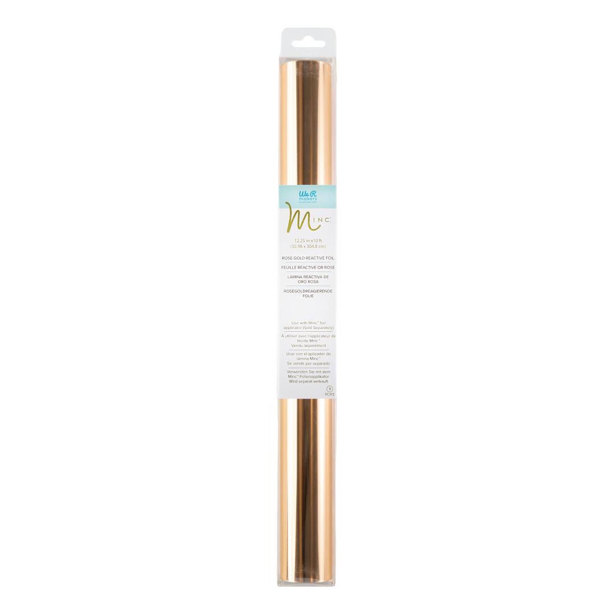 We R Makers Minc Rose Gold Reactive Foil 12.5 x 120 Inches | Hobbycraft